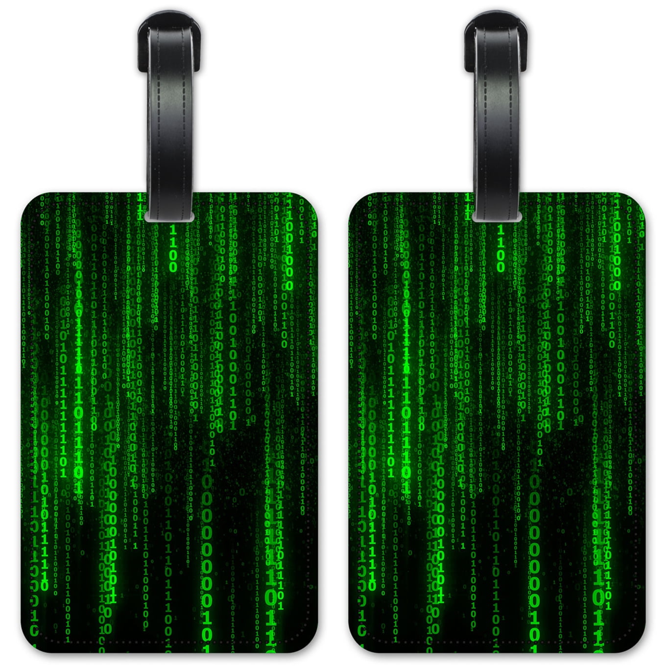 Matrix Style Coding - Luggage ID Tags / Suitcase Identification Cards ...