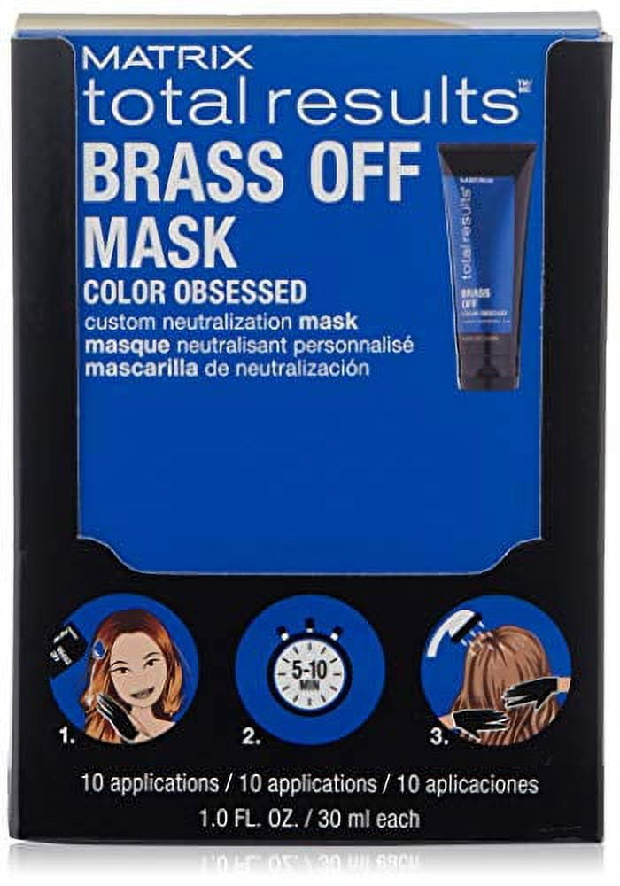 Matrix Total Results Brass Off Mask 1.0 oz Sachets x 10 - Walmart.com