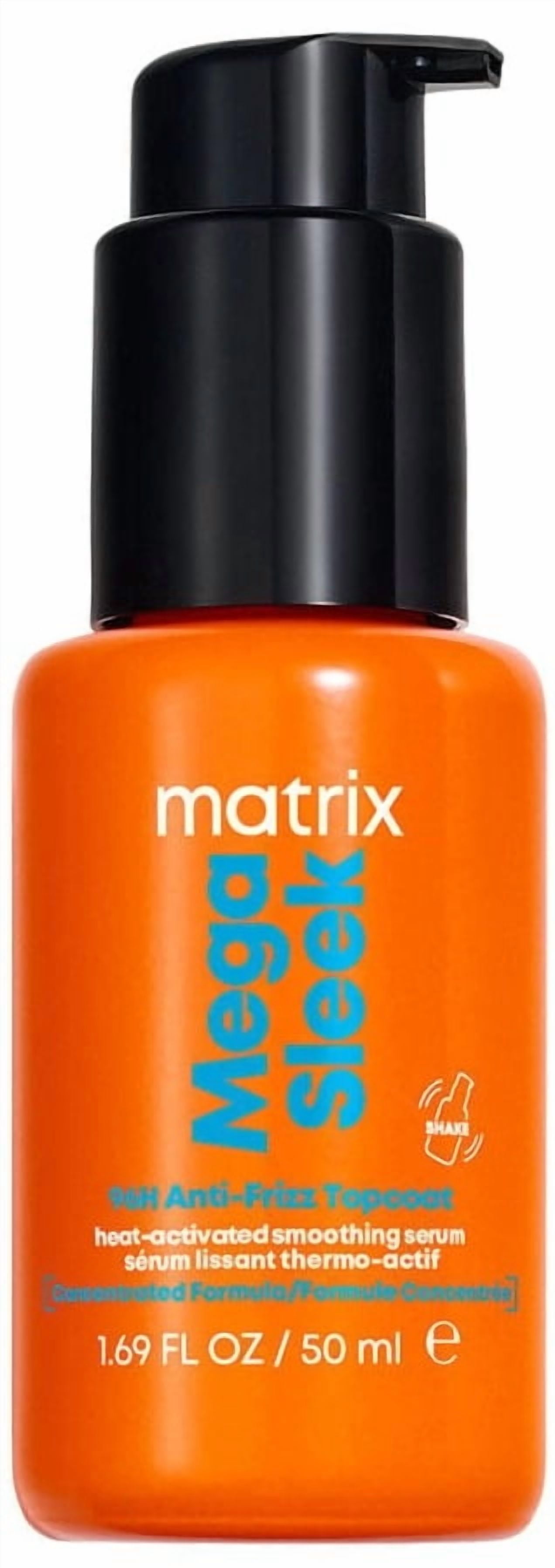 Matrix, Total Results Mega Sleek 96H Anti-Frizz Topcoat Serum 1.69oz ...