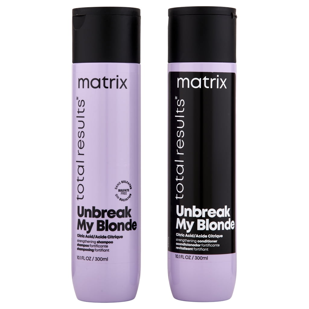 Matrix Total Results Unbreak My Blonde Shampoo & Conditioner 10.1 oz ...