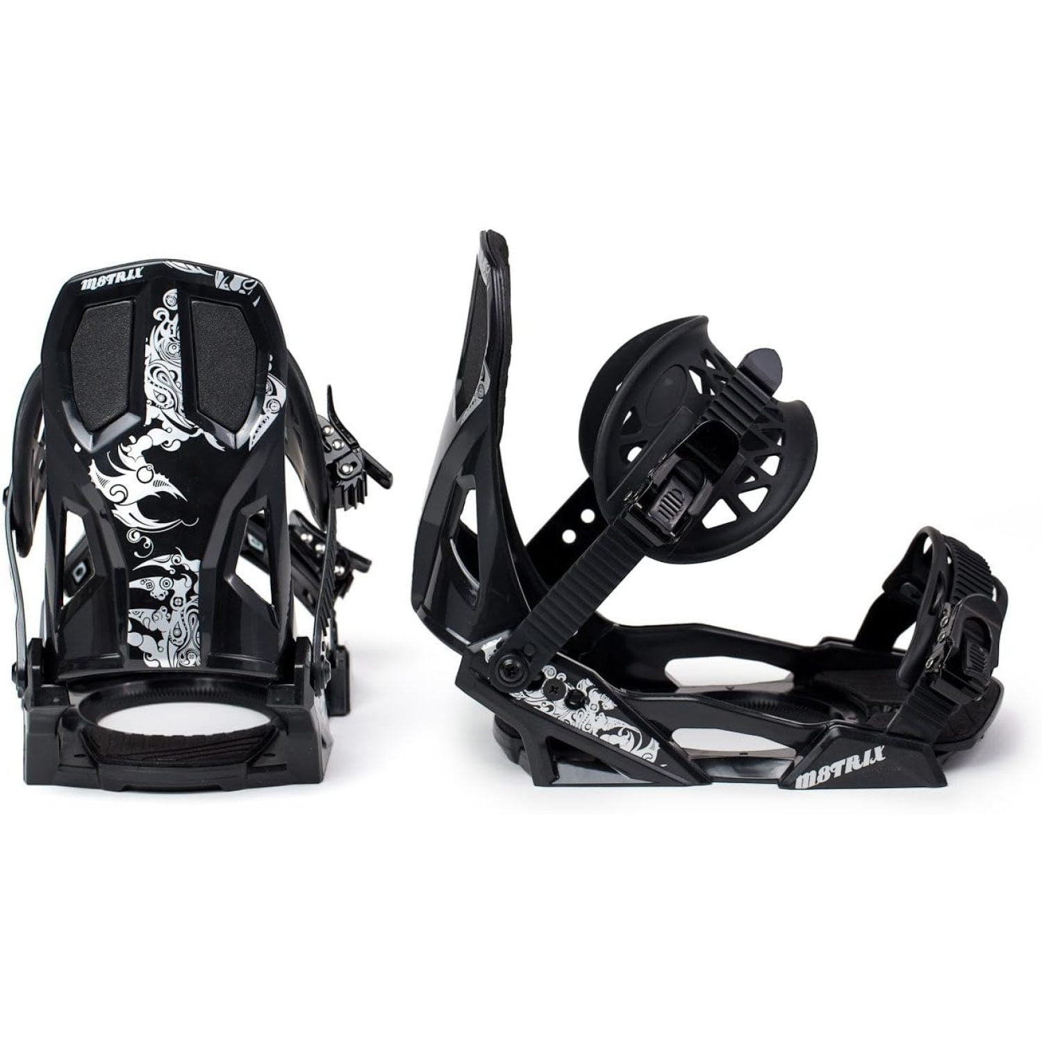 Matrix Unisex Adult PH-611 All-Mountain Adjustable Snowboard Bindings ...
