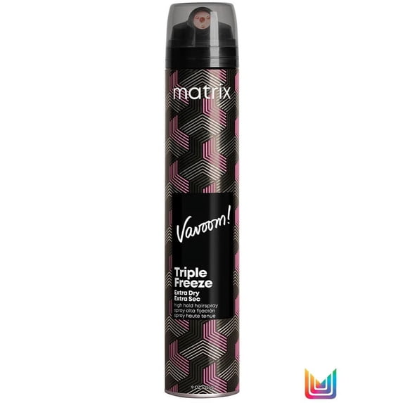 Matrix Vavoom Triple Freeze Extra Dry Hairspray, High Hold, 9 oz, Anti ...