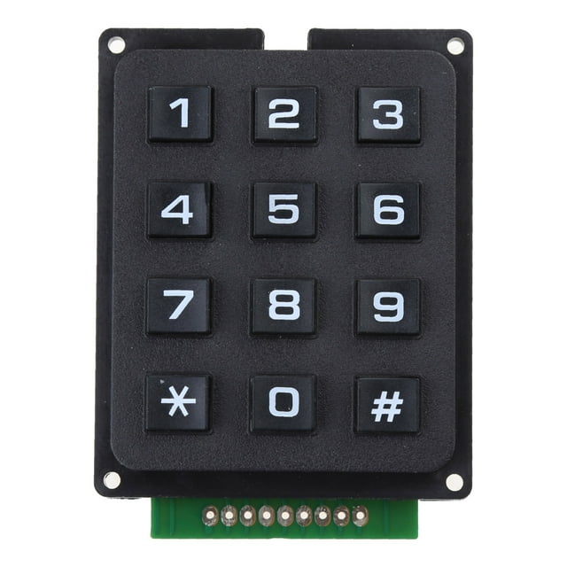 Matrixes Array 12 Key Membrane Button Keypad Keyboard 3x4 Control Panel