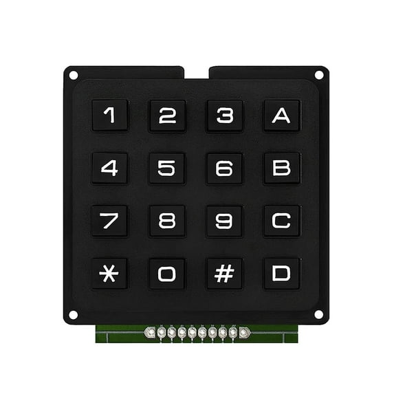 16Key Membrane Button Keypad Matrixes Array Matrixes Keyboard Membrane ...