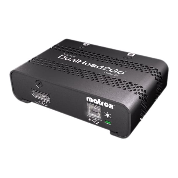 Matrox D2G-DP2D-IF DualHead2Go Digital SE External Multi-display ...