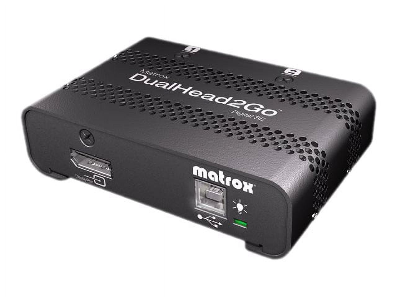 Matrox D2G-DP2D-IF DualHead2Go Digital SE External Multi-display ...