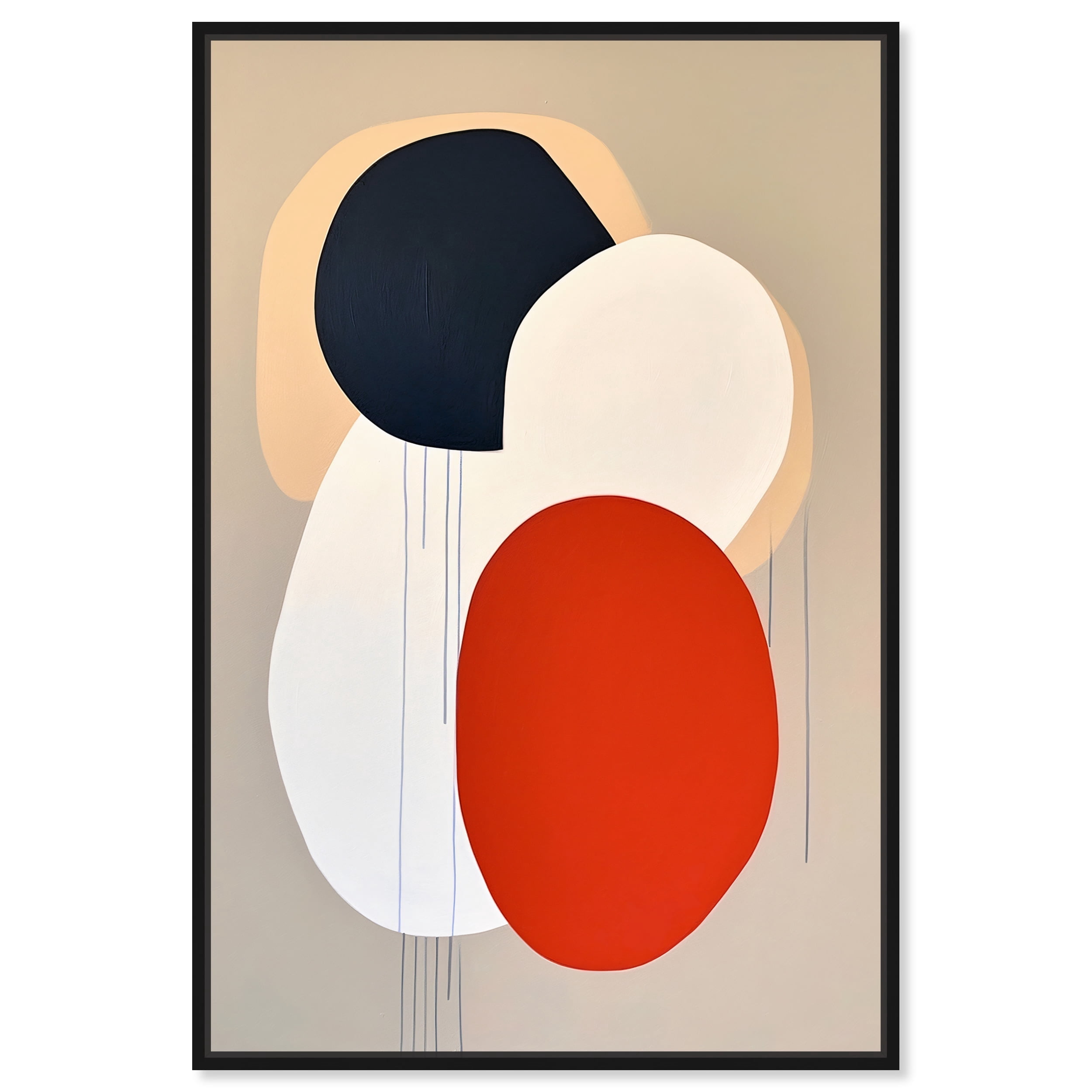 Matryoshka Doll Retro Contemporary Abstract Canvas Wall Art by ...