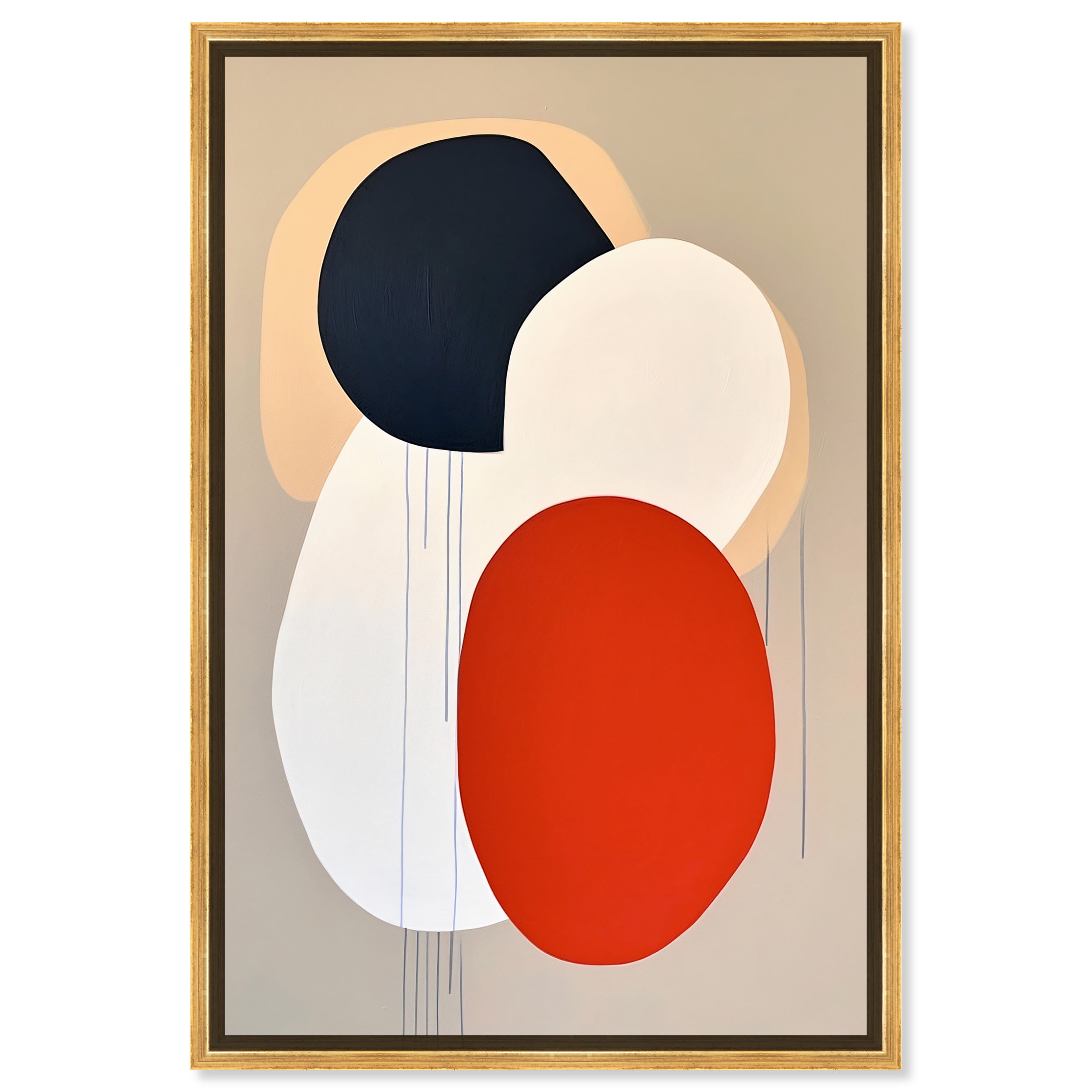 Matryoshka Doll Retro Contemporary Abstract Canvas Wall Art by ...