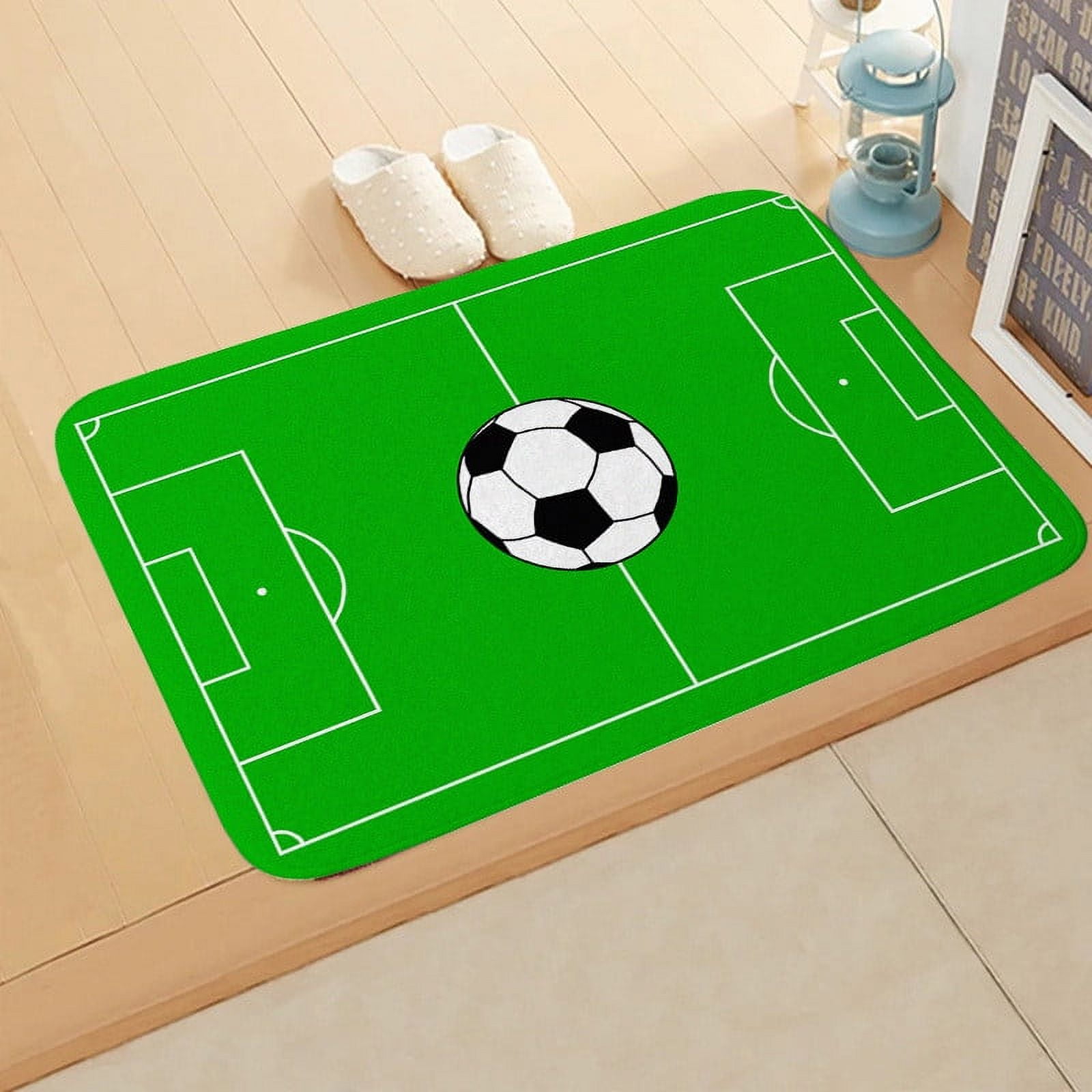 Mats Doormat Entry Bedroom Football Field Decor Football Field Floor ...