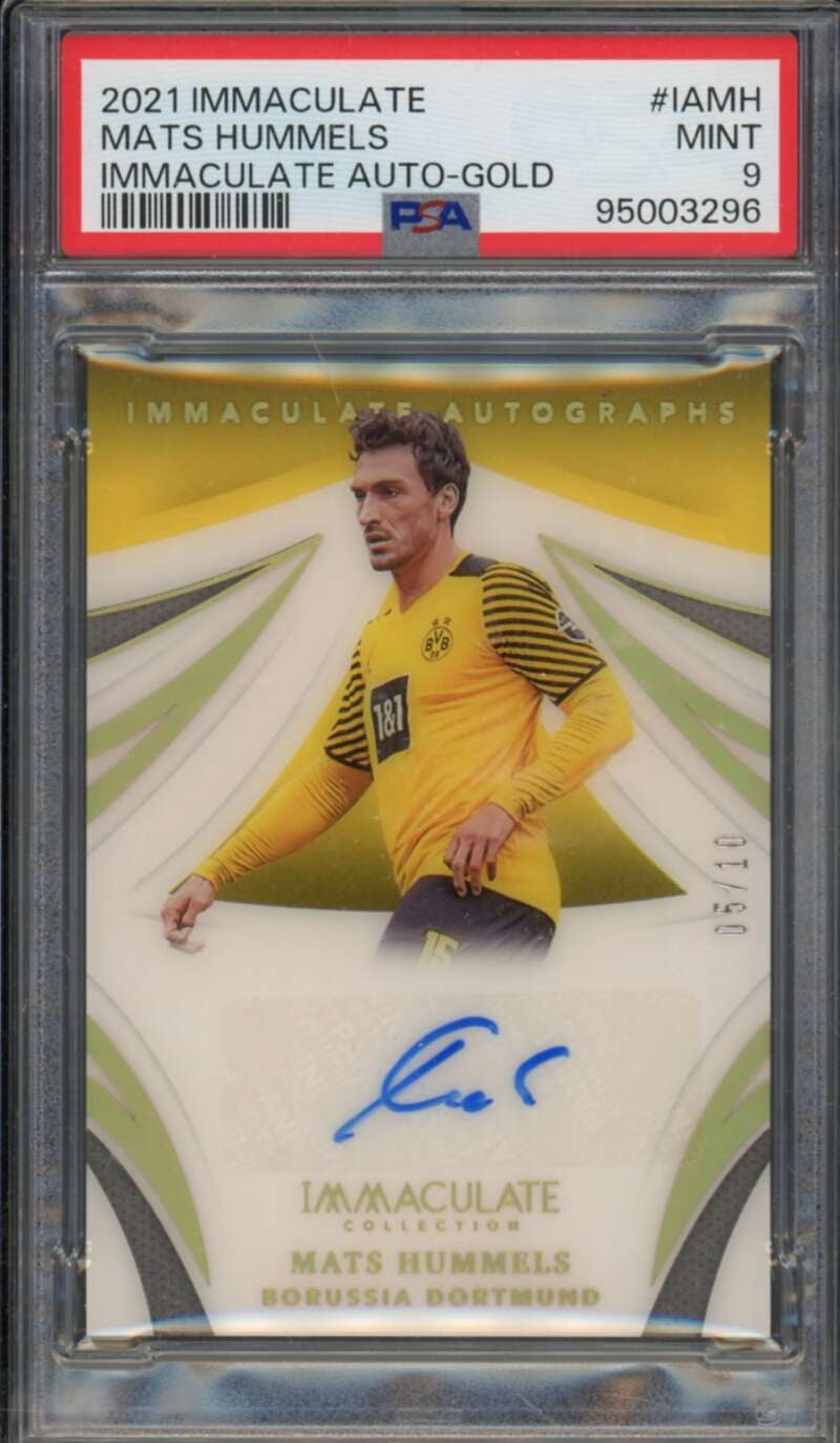 Mats Hummels Card 2021-22 Immaculate Autograph Gold (#d 10/10) #Iamh ...