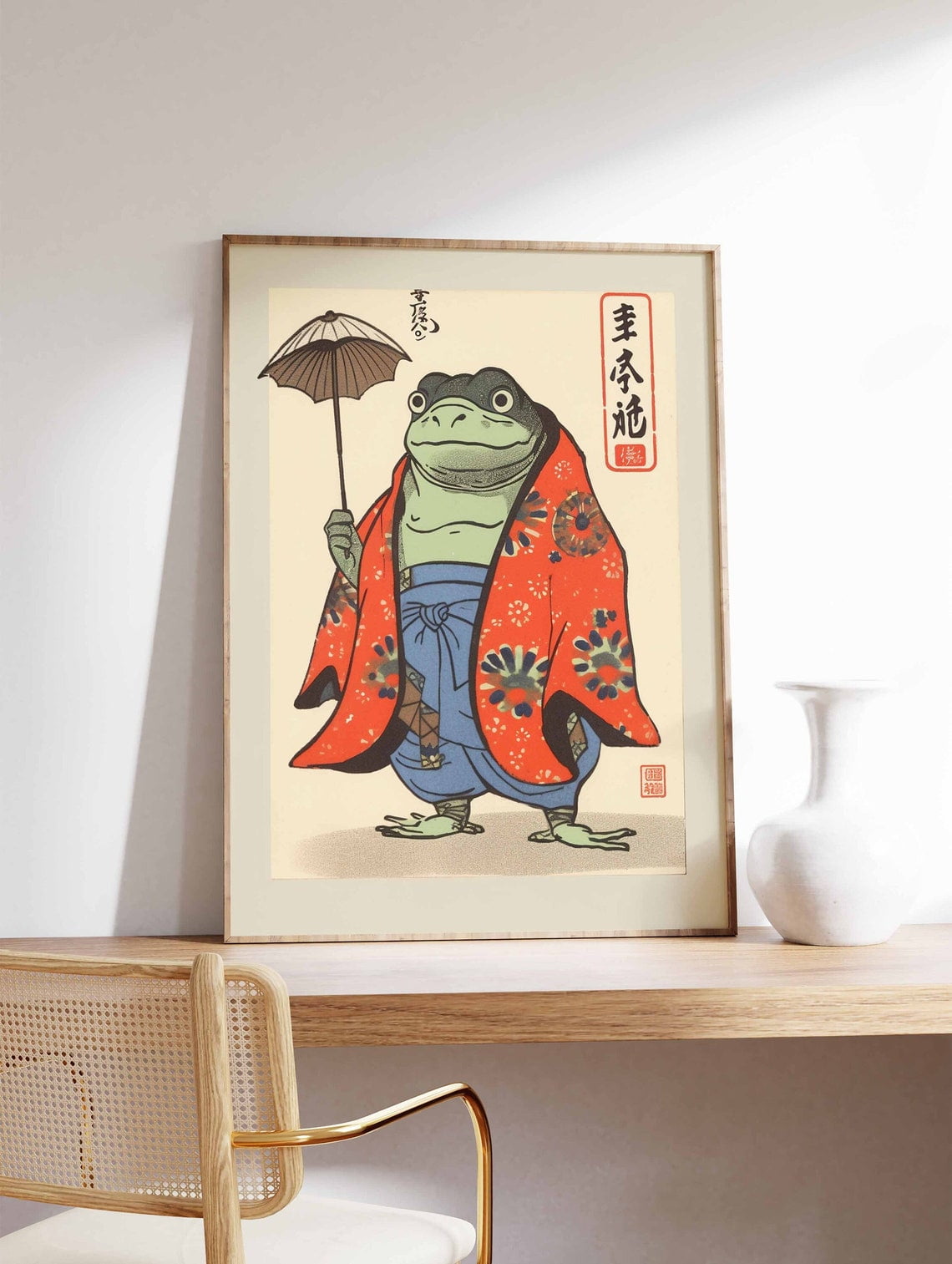 Matsumoto Hoji Frog Print, Japanese Frog Poster, Matsumoto Hoji Vintage ...