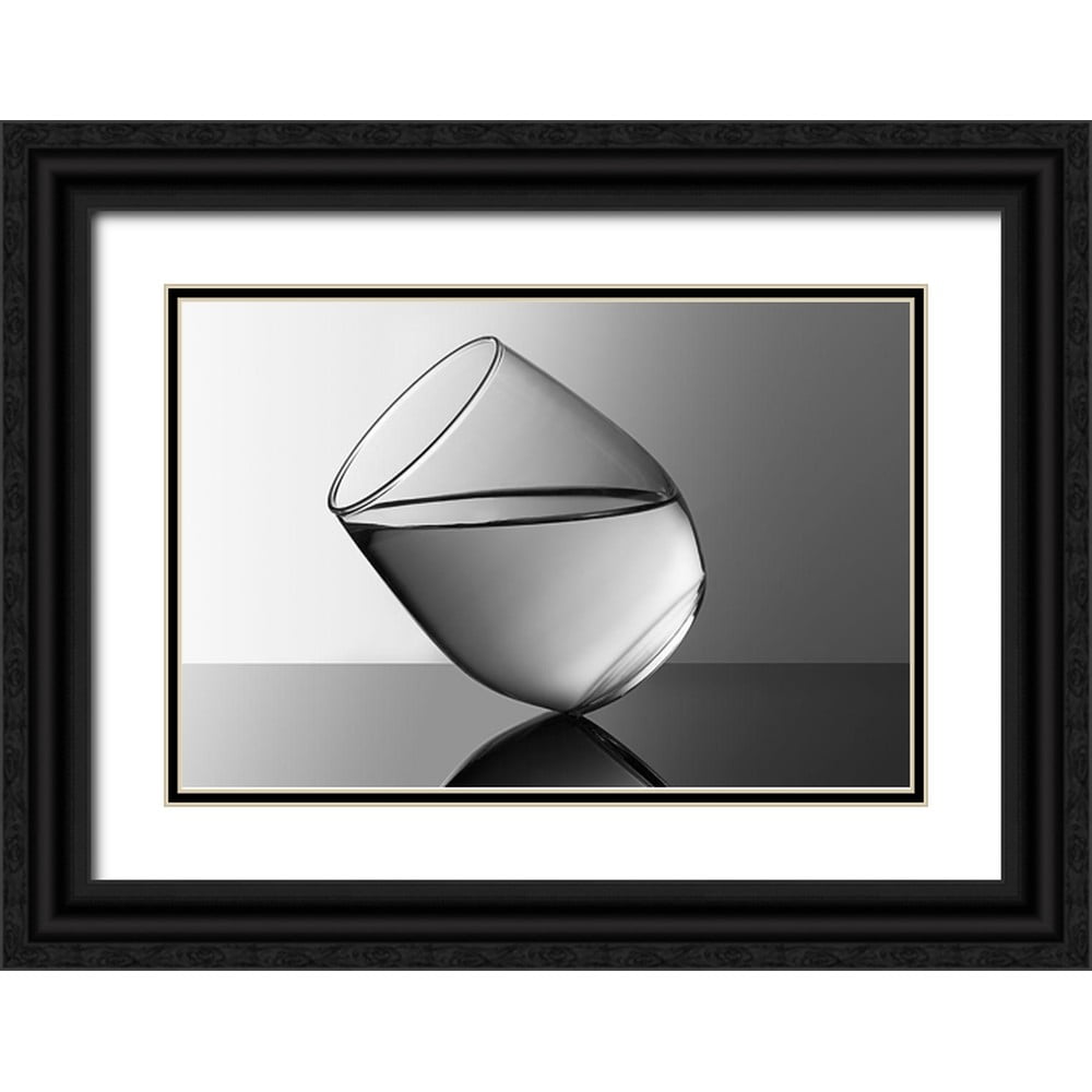 Matsumura, Naoki 18x13 Black Ornate Wood Framed with Double Matting Museum Art Print Titled ...