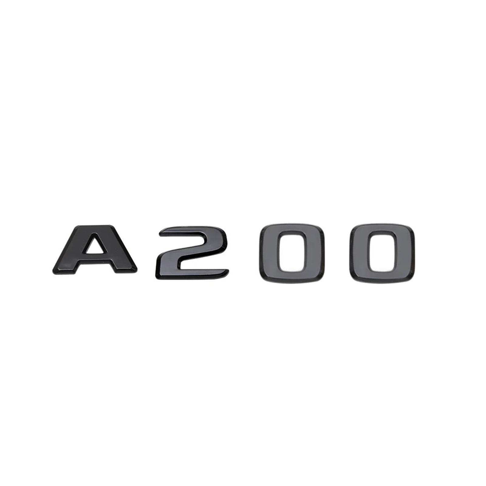Matt Black " A 200 " Car Trunk Rear Letters Word Badge Emblem Letter ...