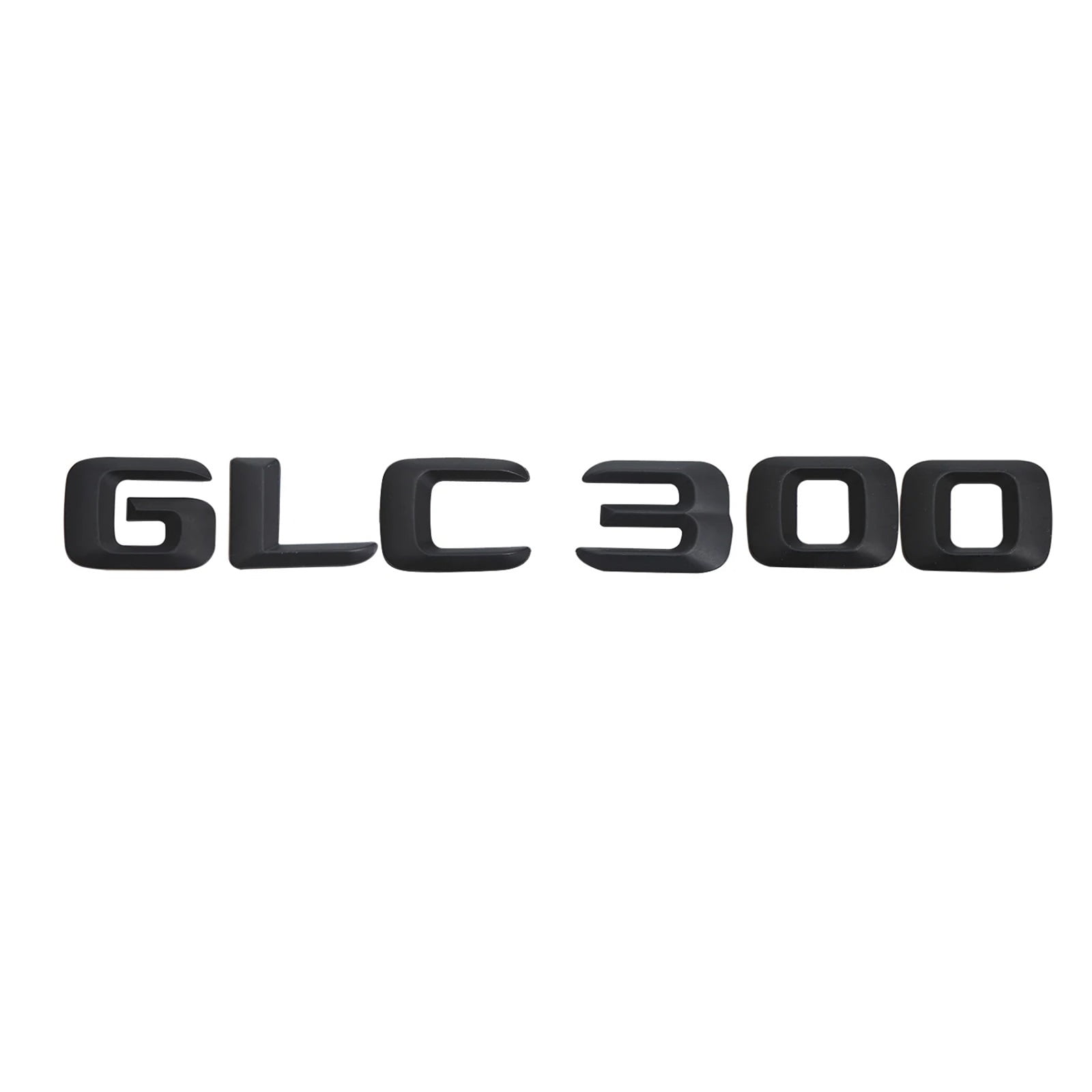 Matt Black GLC 300 Car Trunk Rear Letters Words Number Badge Emblem ...