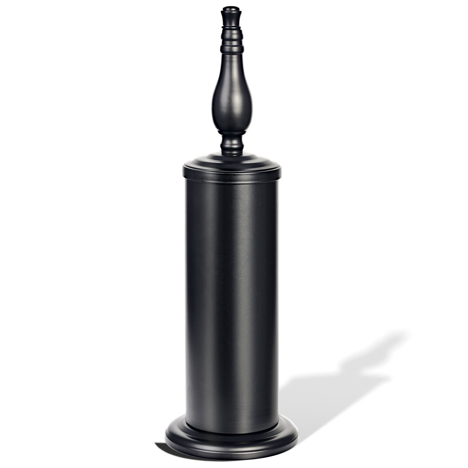 Matt Black Toilet Brush and Holder Set, Toilet Bowl Brush with Heavy ...