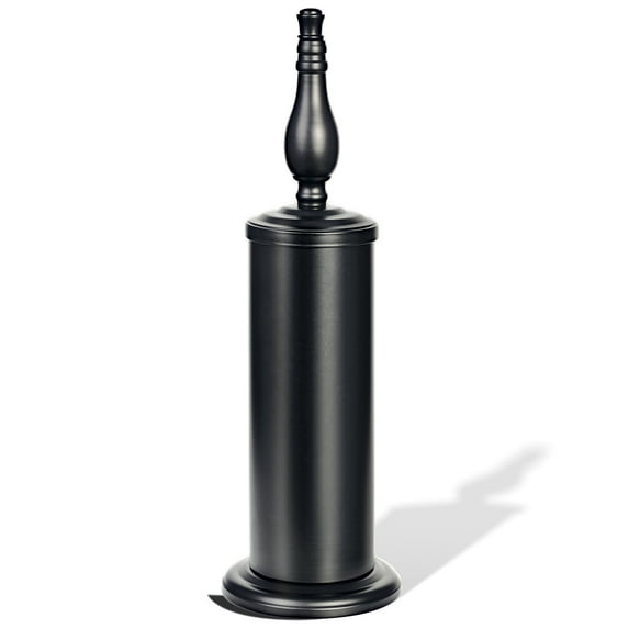 Matt Black Toilet Brush and Holder Set, Toilet Bowl Brush with Heavy ...