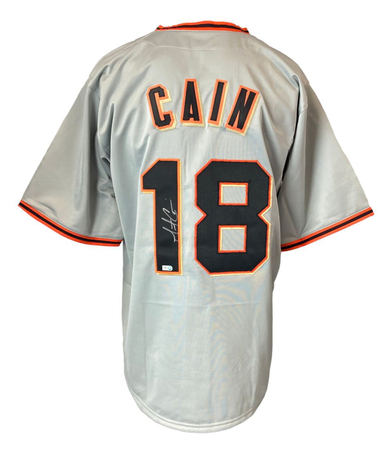 Matt Cain San Francisco Signed Gray Baseball Jersey MLB Hologram ...