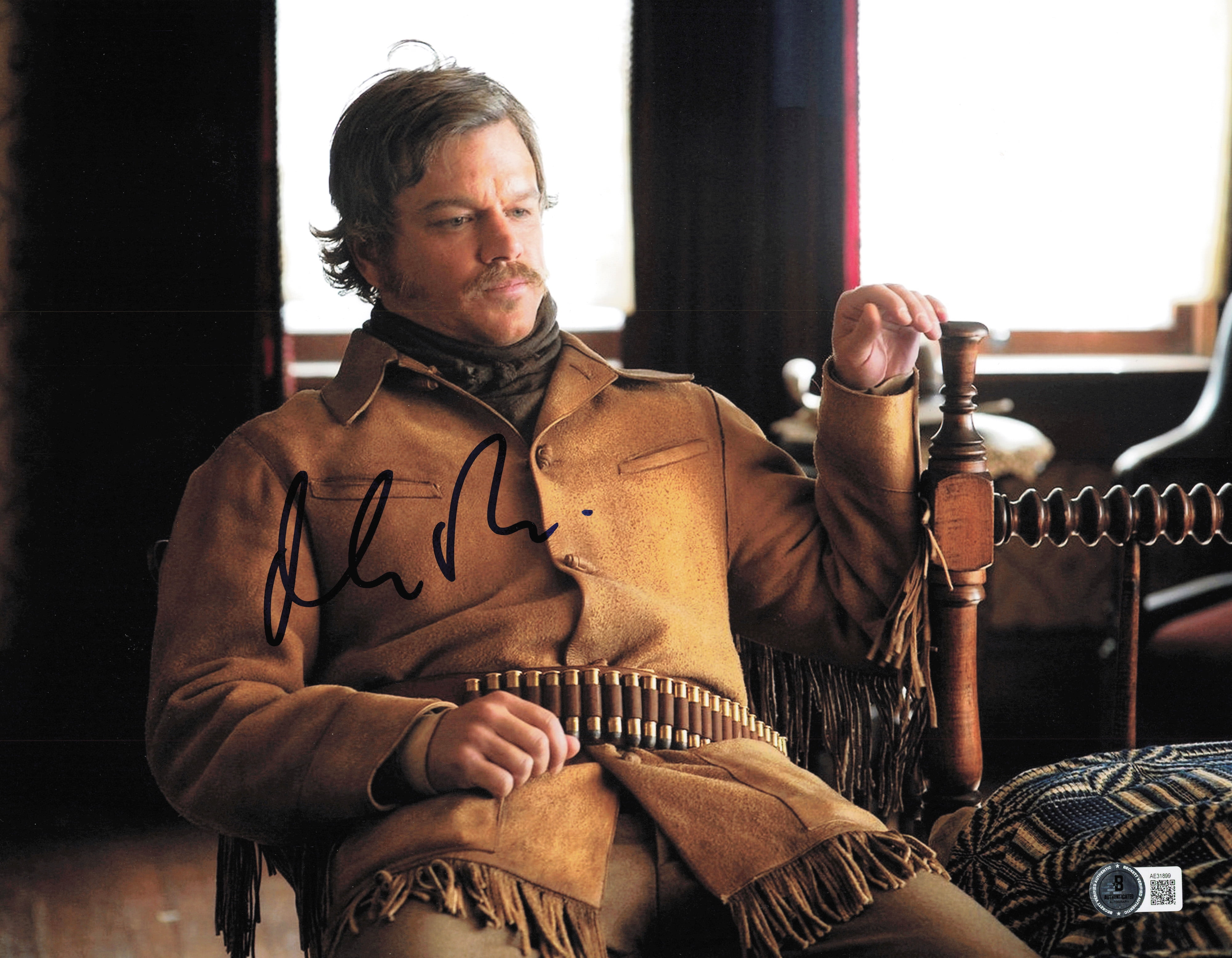 Matt Damon Autographed 11x14 Photo True Grit Beckett BAS QR #AE31899 ...