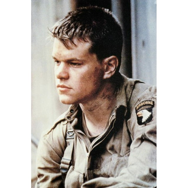 Matt Damon in Saving Private Ryan 24x36 Poster - Walmart.com