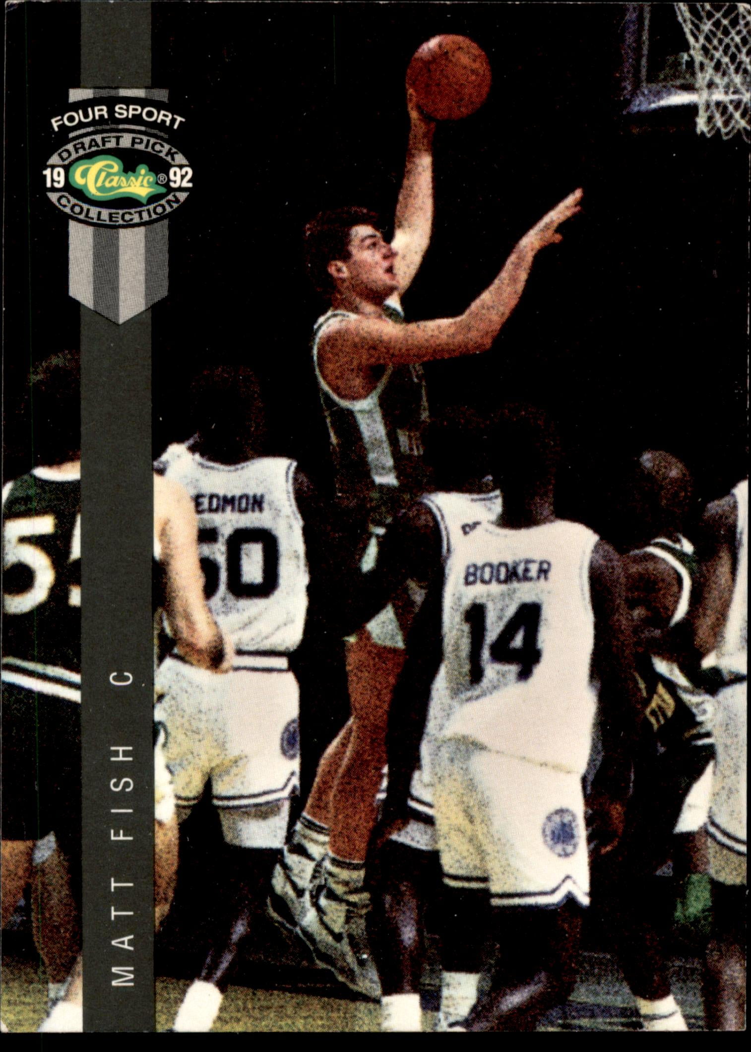 Matt Fish #68 1992 Classic Four Sport - Walmart.com