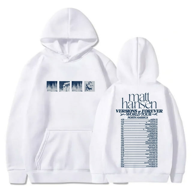Matt Hansen Versions of Forever Tour 2025 Merch Hoodies Unisex Fashion ...