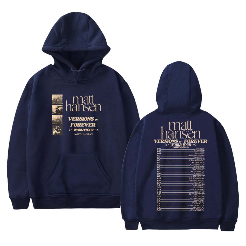 Matt Hansen Versions of Forever Tour Merch Hoodies Women Men Casual ...