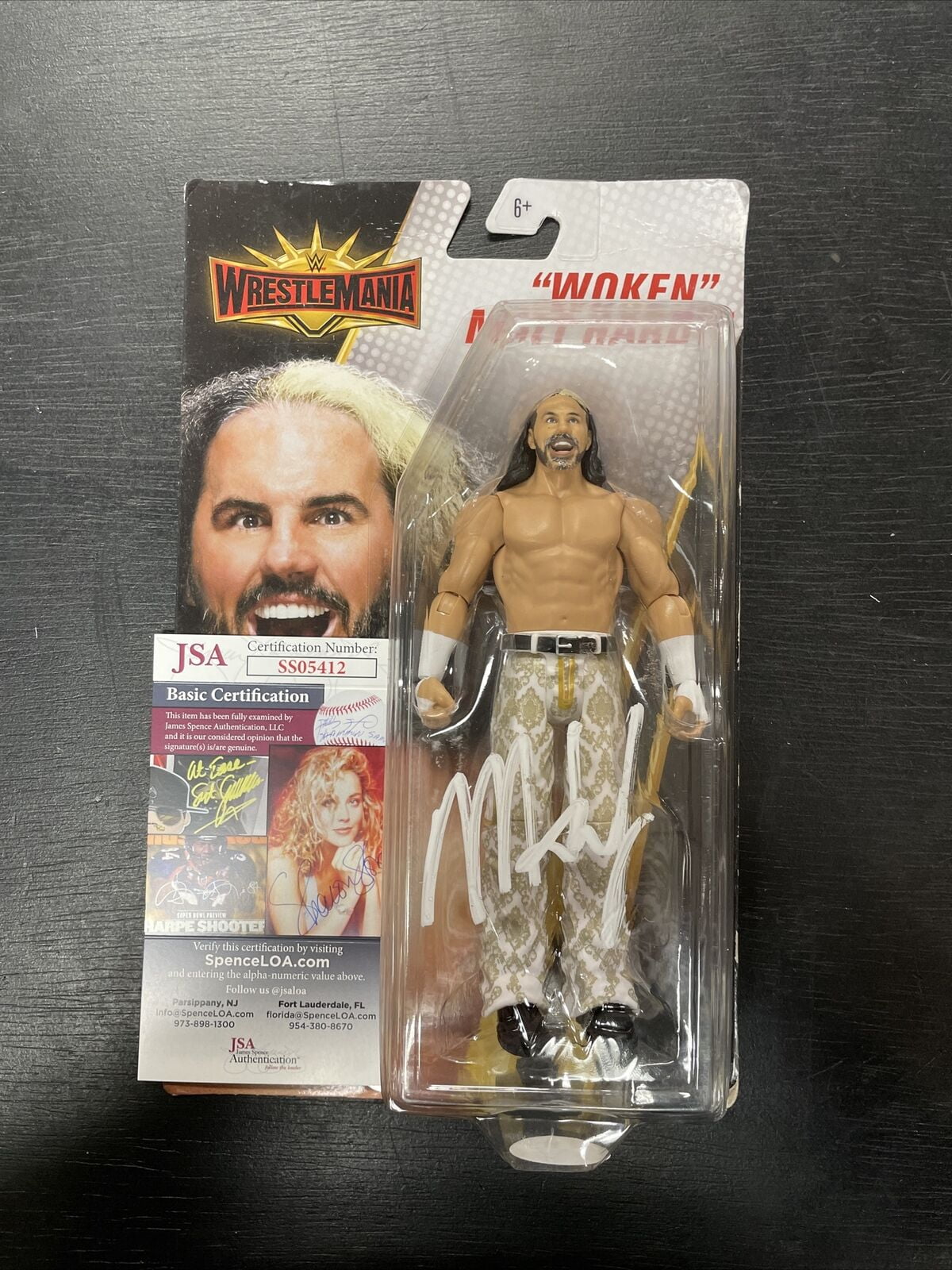 Matt Hardy signature WWE Figure JSA Authentication - Walmart.com
