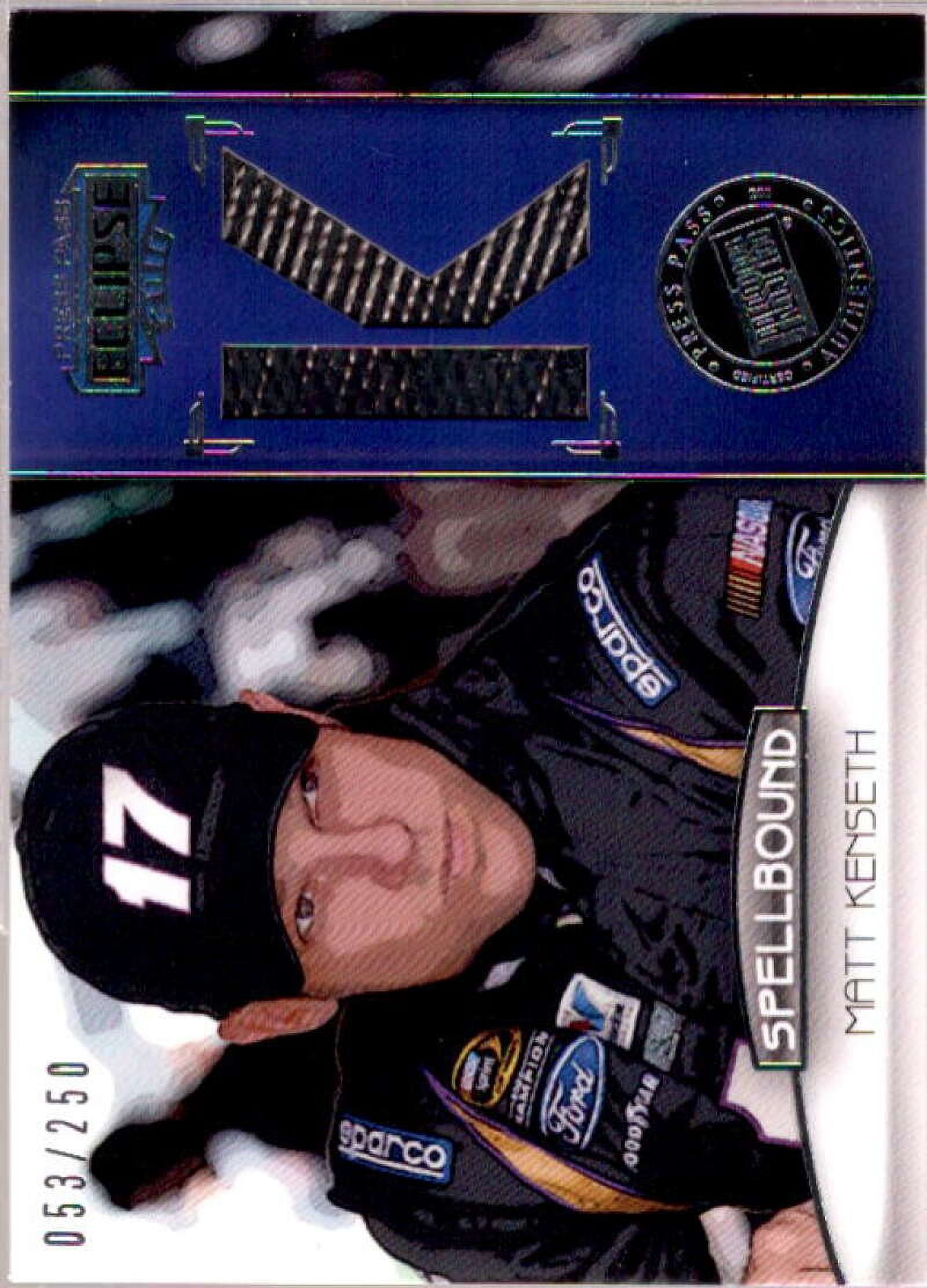 Matt Kenseth K Card 2011 Press Pass Eclipse Spellbound Swatches #SBMK1 ...