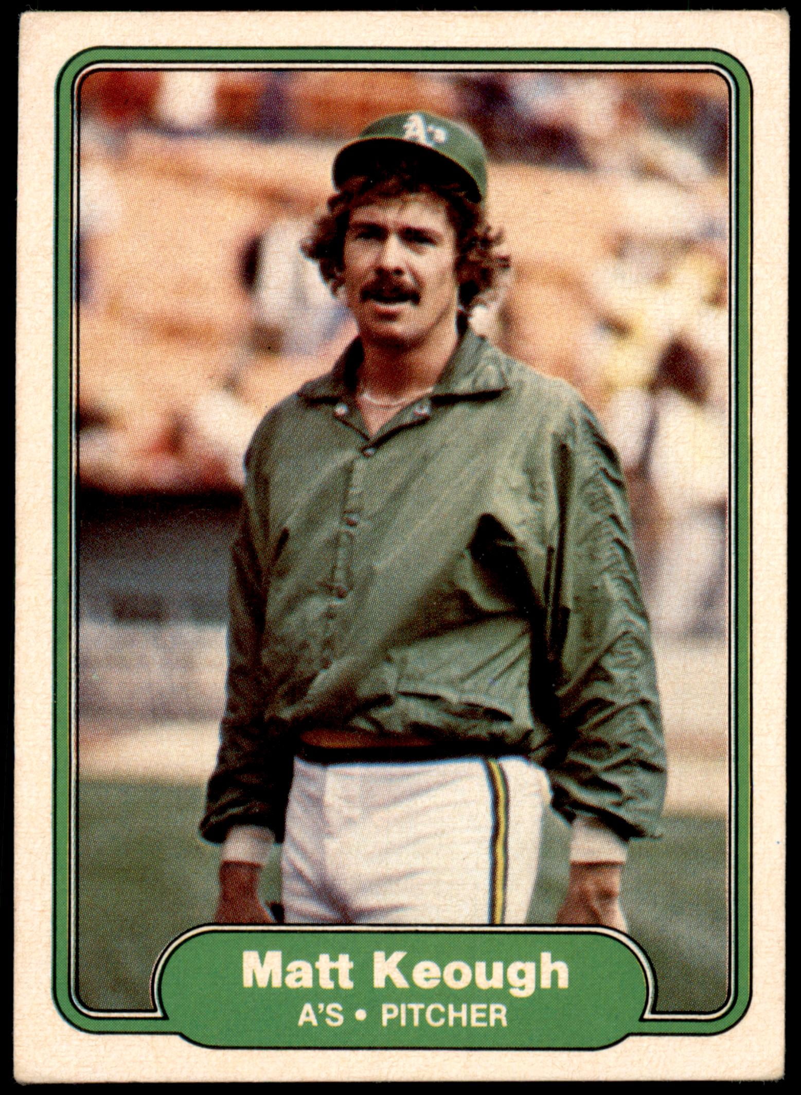 Matt Keough #95 1982 Fleer - Walmart.com