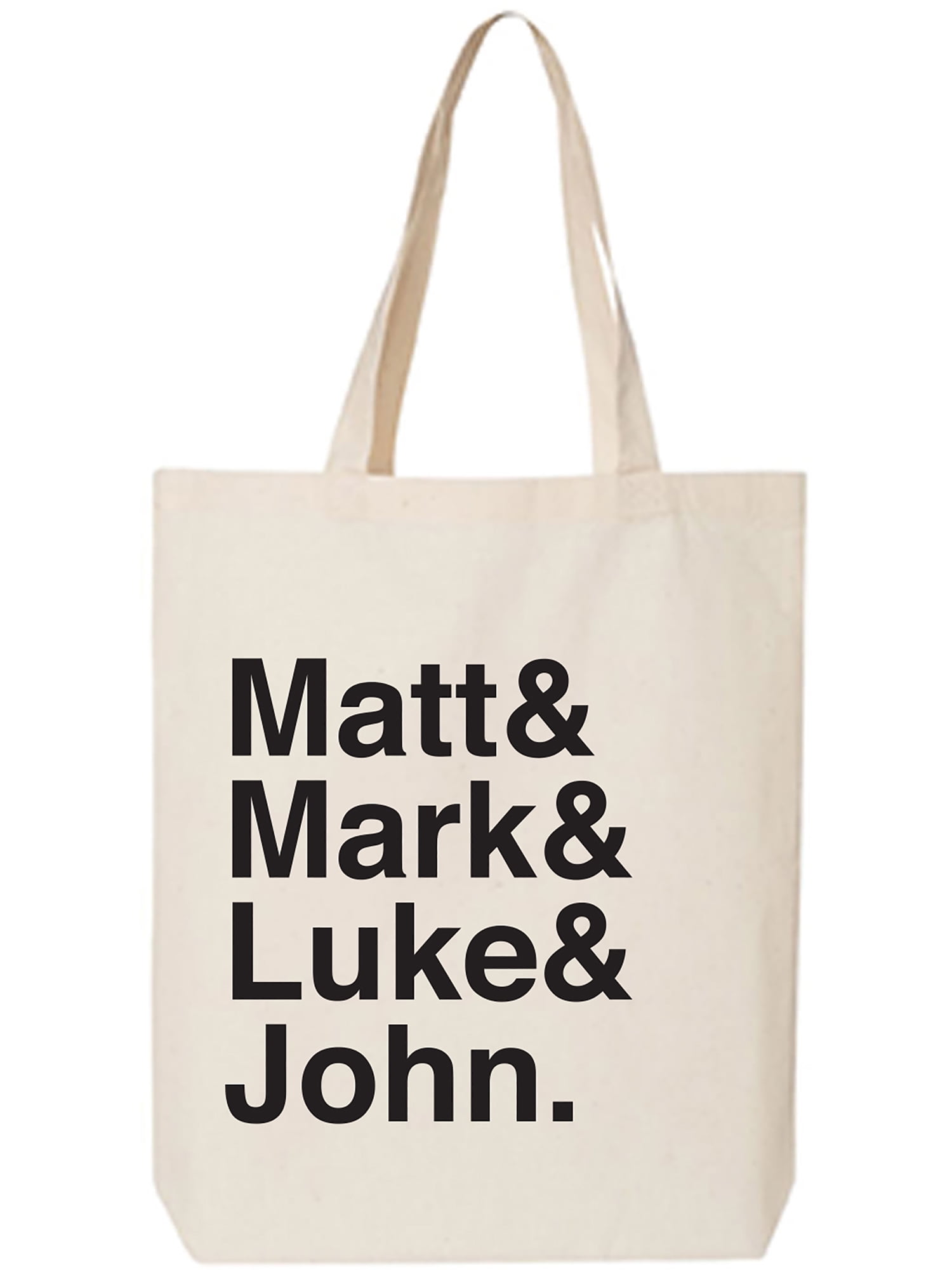 Matt & Mark & Luke & John Cotton Canvas Tote Bag - Walmart.com
