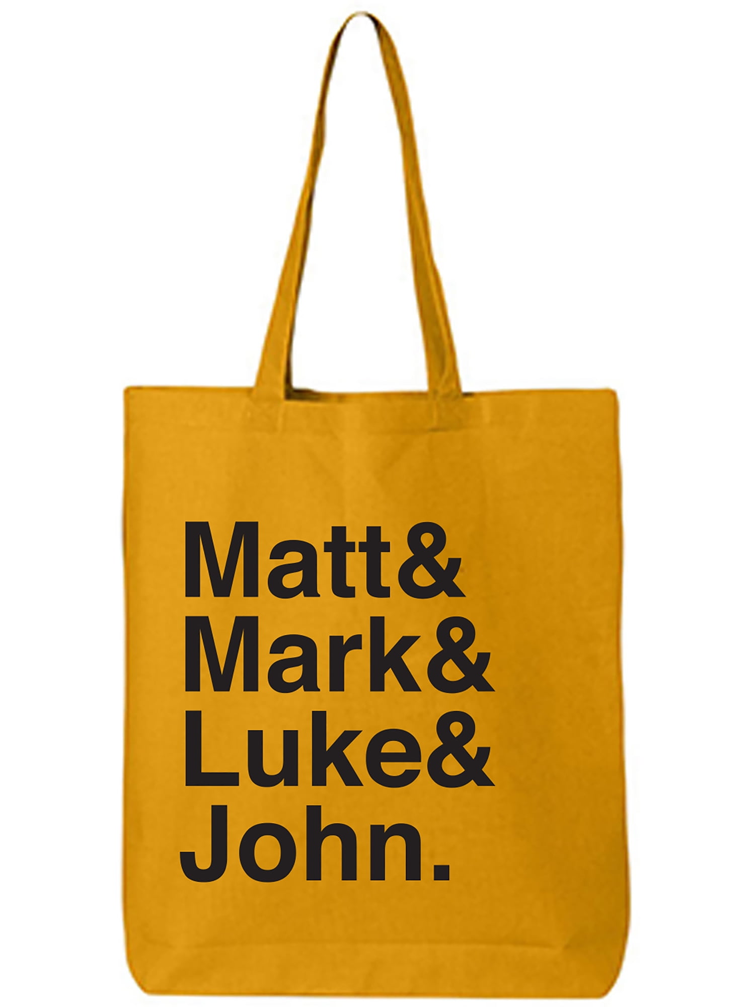 Matt & Mark & Luke & John Cotton Canvas Tote Bag - Walmart.com