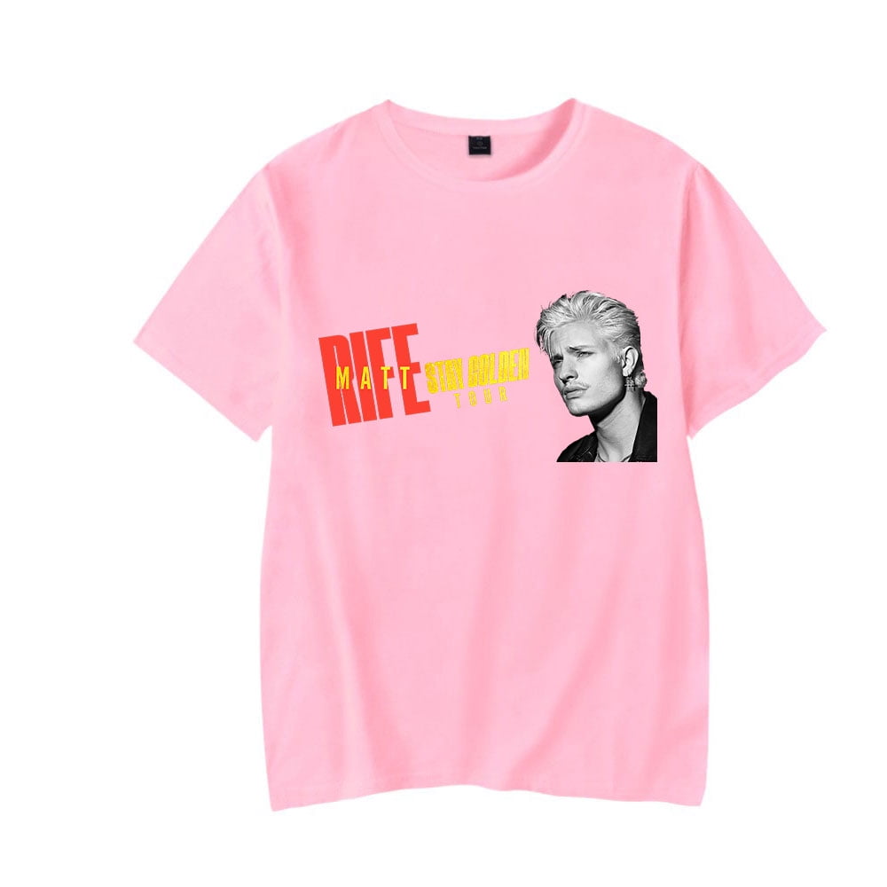 Matt Rife 2025 Stay Golden Tour Short Sleeve T - shirt featuring a ...