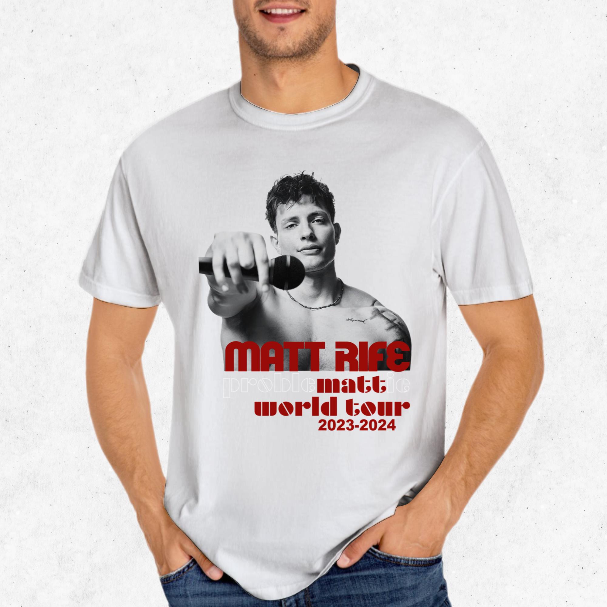 Matt Rife Problematic World Tour Tee - 2023-2024 Limited Edition Unisex All Size - Walmart.com