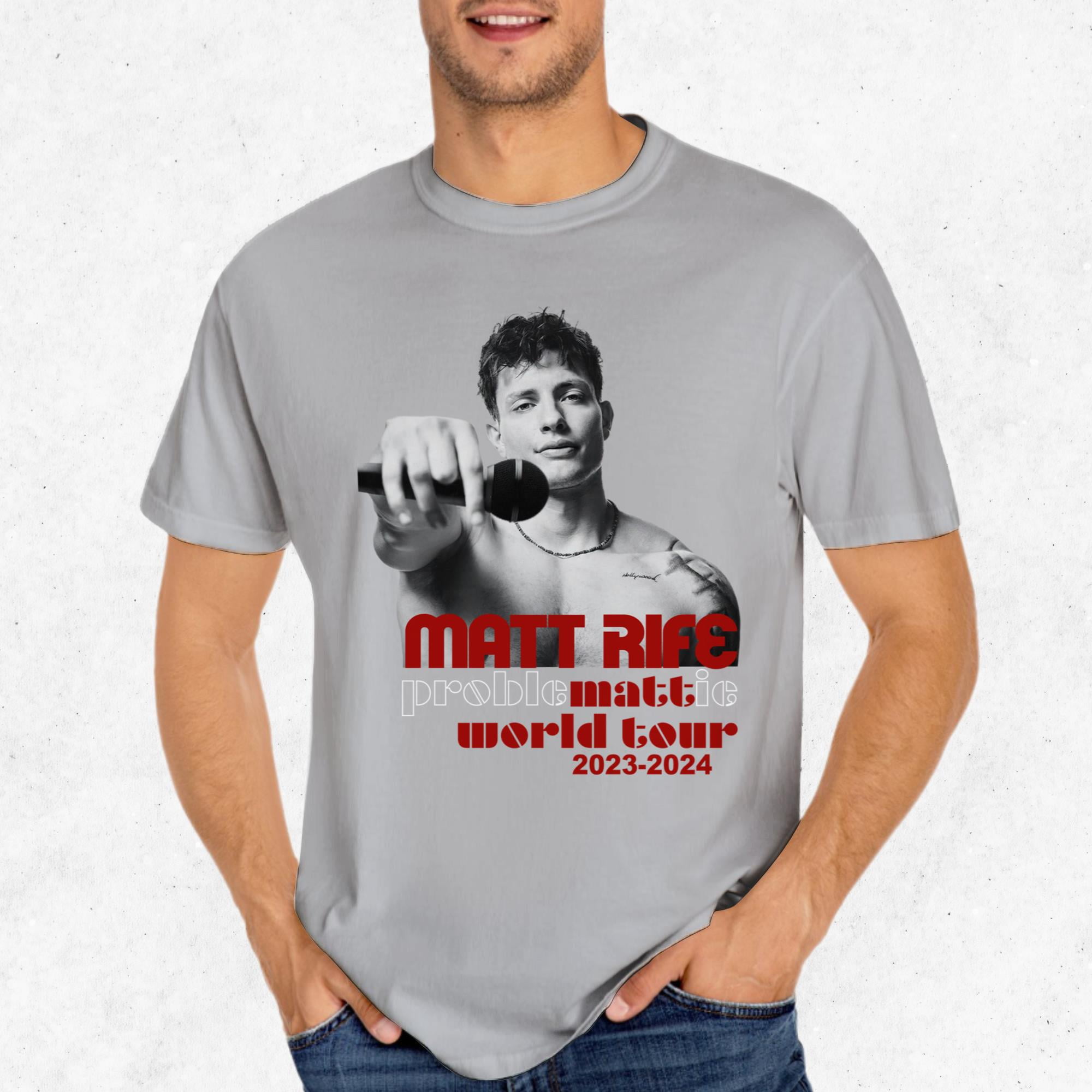 Matt Rife Problematic World Tour Tee - 2023-2024 Limited Edition Unisex ...