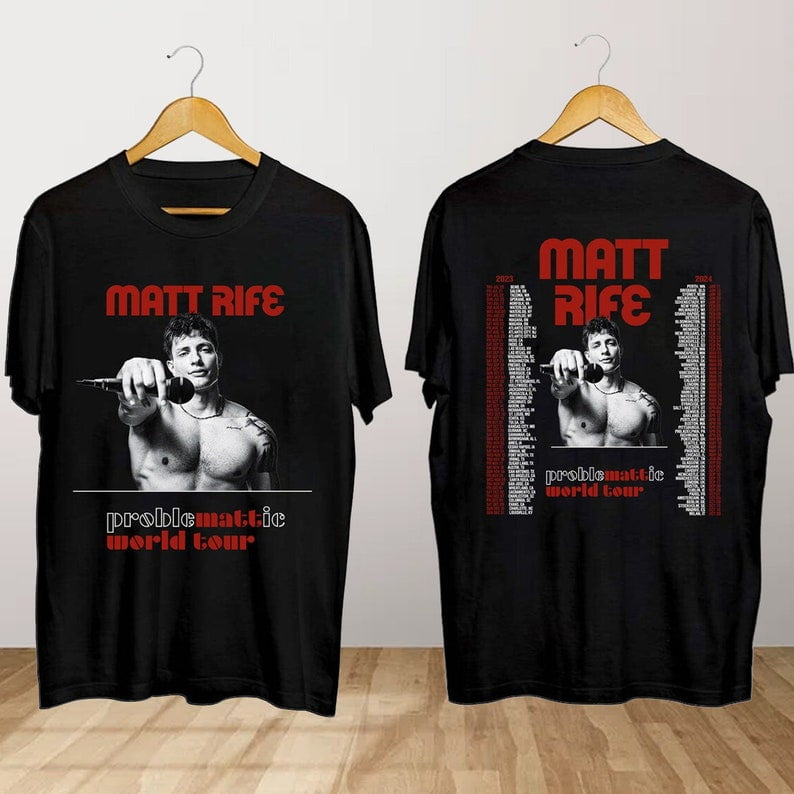 Matt Rife Problemattic World Tour Shirt, Matt Rife Concert Shirt ...