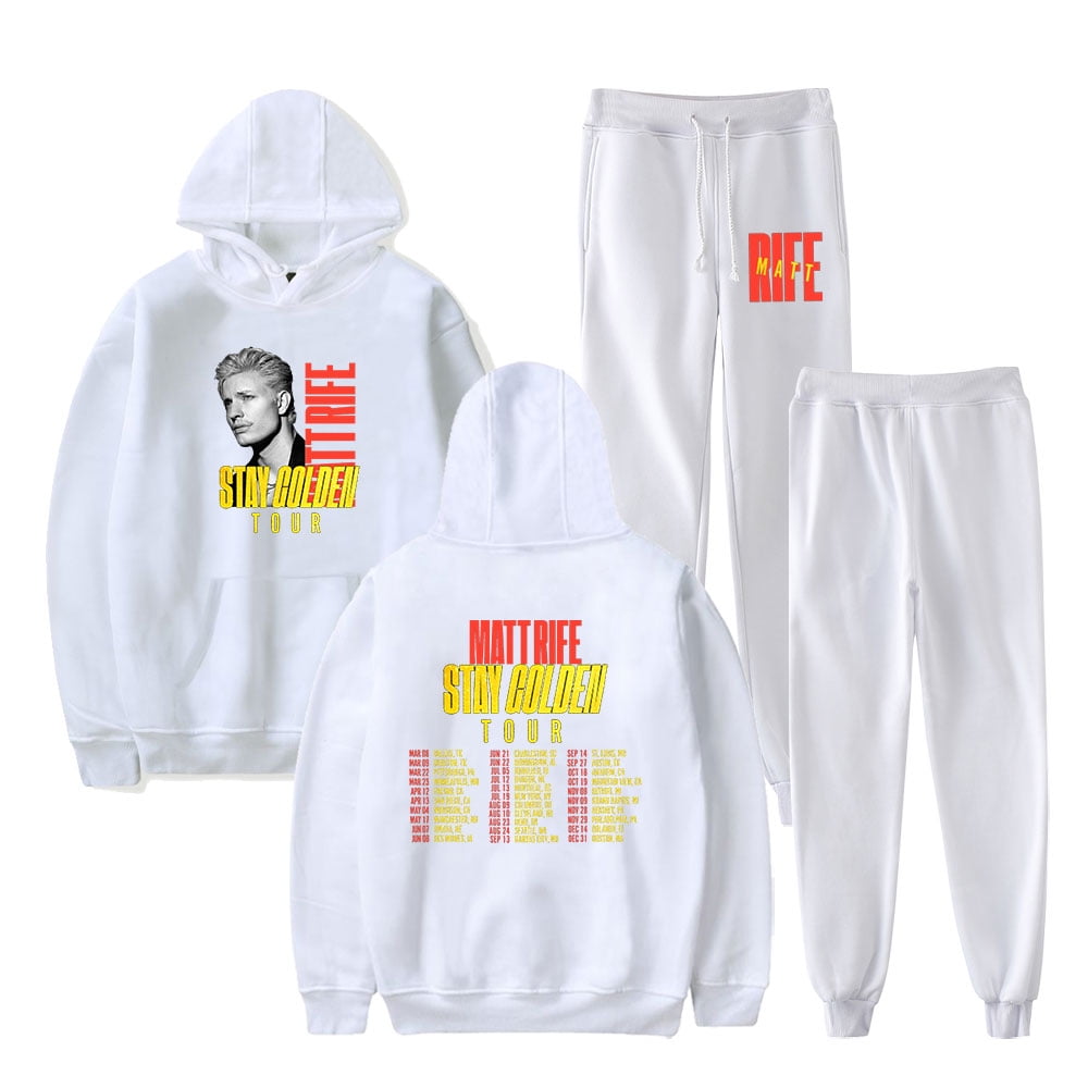 Matt Rife Stay Golden Tour Merch Hoodies Jogger Pants Cosplay Women Men ...