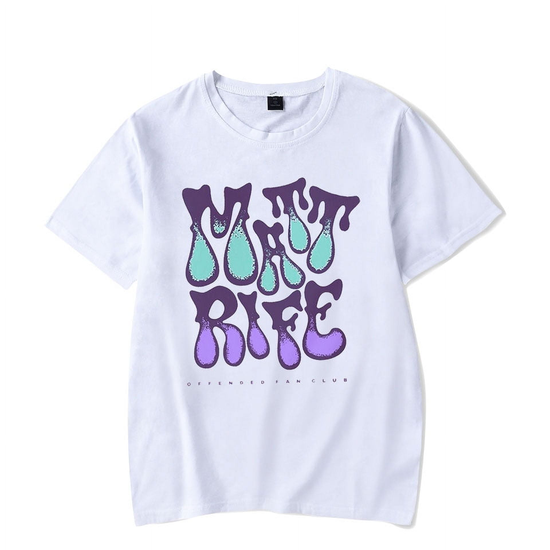 Matt Rife T-shirt Merch Offended Fan Club pop graphics print Crewneck ...