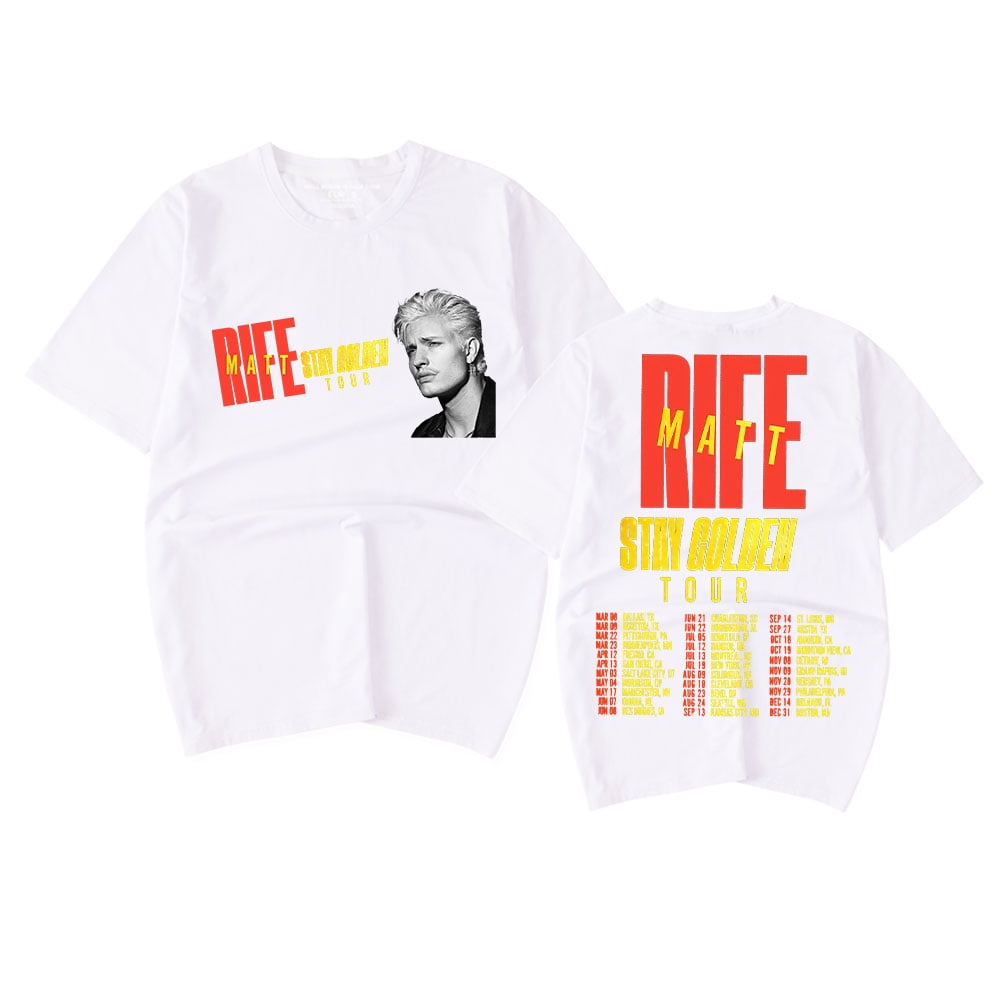 Matt Rife T-shirt Stay Golden Tour 2025 Merch Women Men Vintage ...