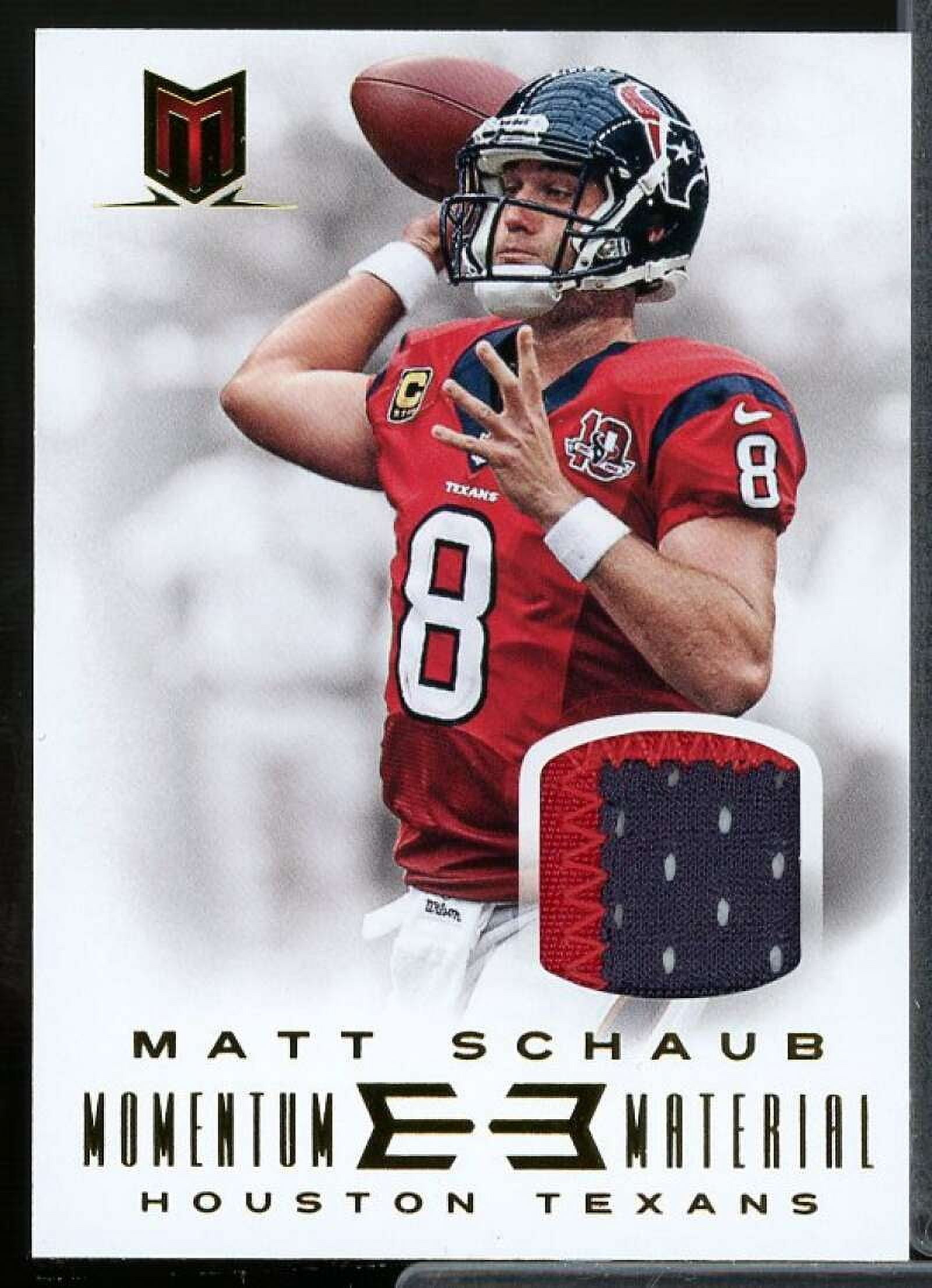 Matt Schaub Rookie Card 2013 Momentum Materials Prime #7 - Walmart.com