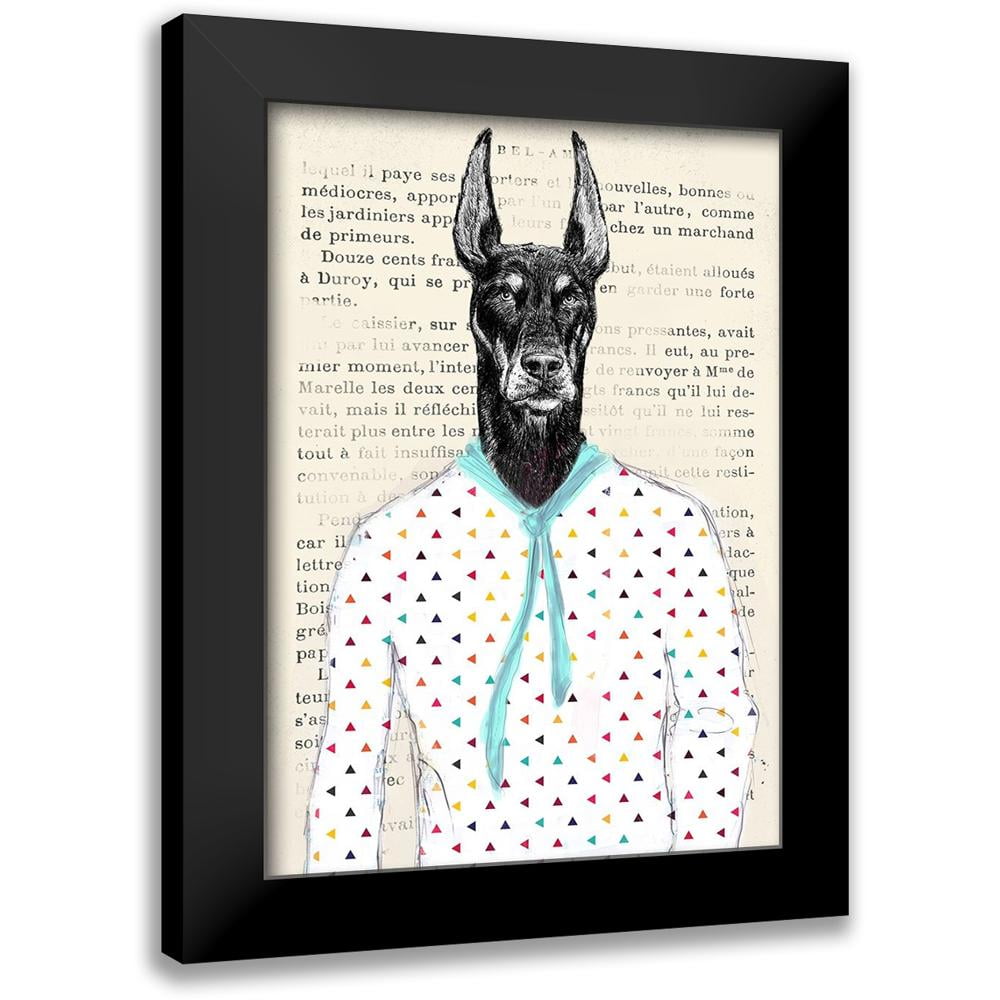 Matt, Spencer 14x18 Black Modern Framed Museum Art Print Titled - Modern Dandy - Walmart.com