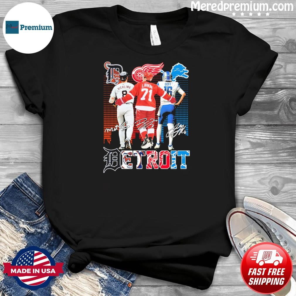 Matt-vierling-dylan-larkin-and-jared-goff-detroit-2024-shirt - Walmart.com