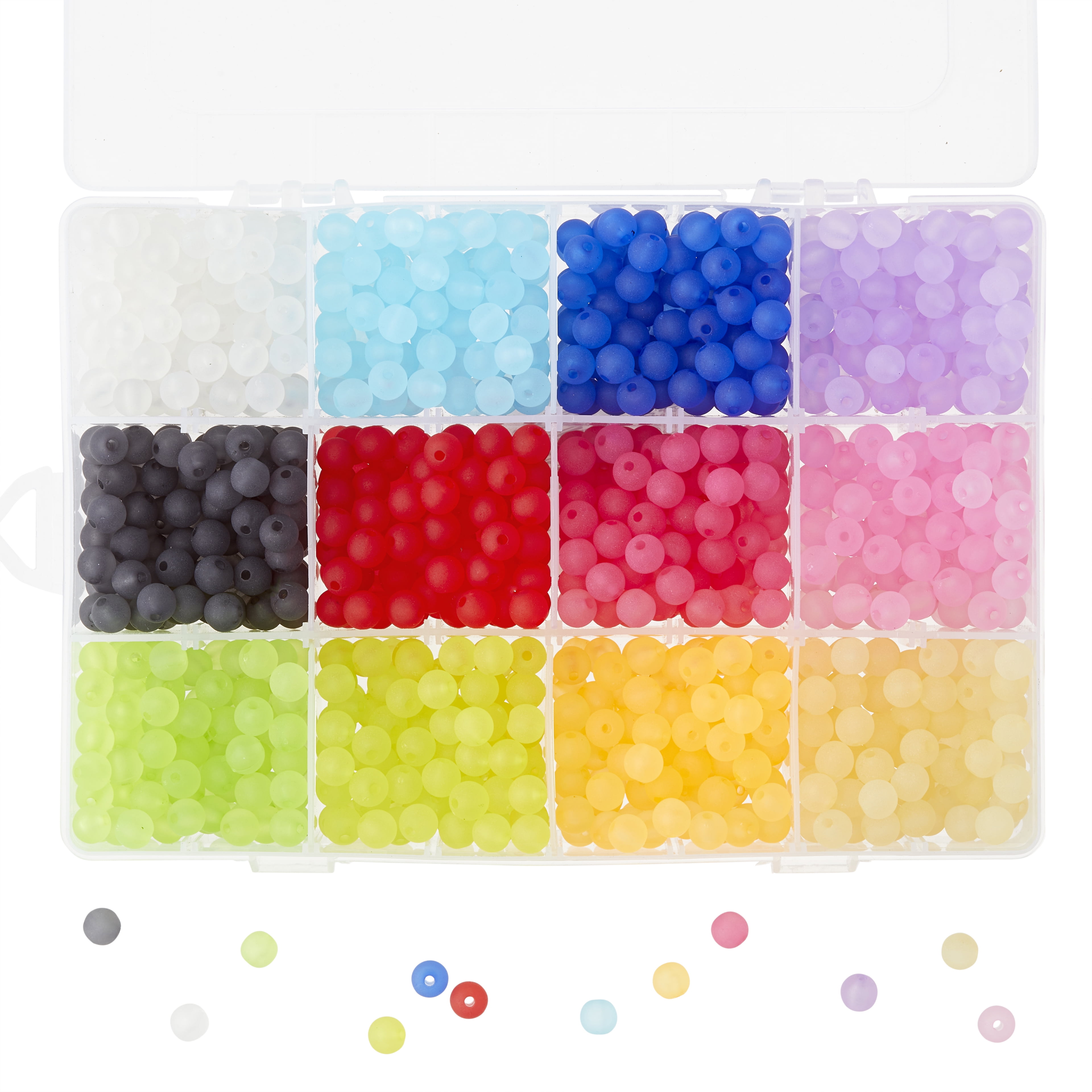 DIY Mix Set - Matte Acrylic Craft Beads Bulk, 7.5mm by Bead Landing‚Ñ ...