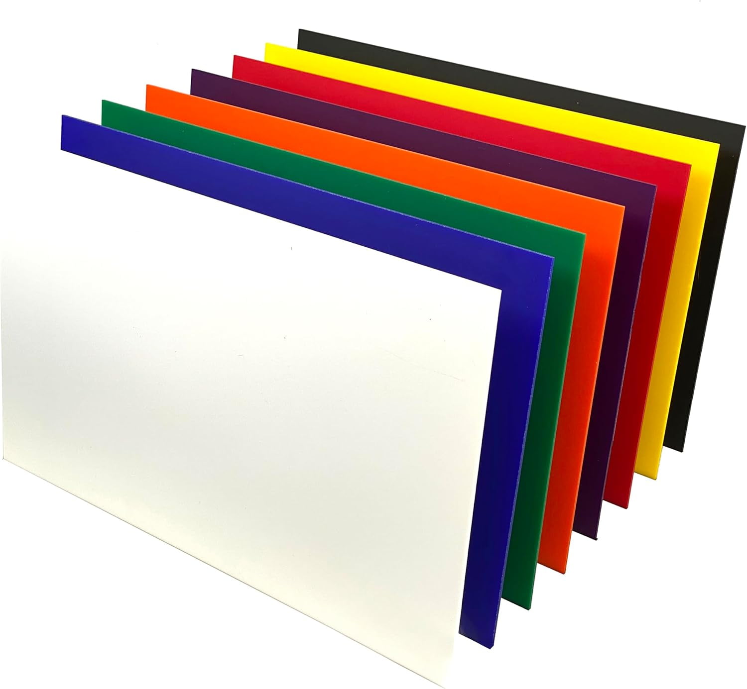 Matte Acrylic Variety 8-Pack | 2.6mm (1/8th Inch), 12x19 inch, CO2 ...
