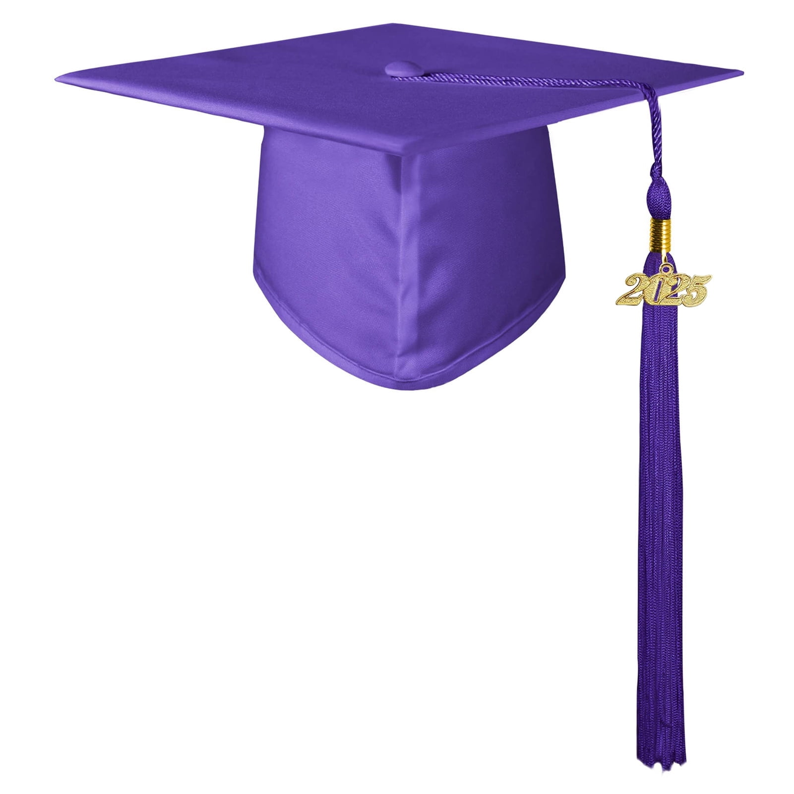 Matte Adult Graduation Cap Unisex Adjustable Bachelor Cap with 2025 ...