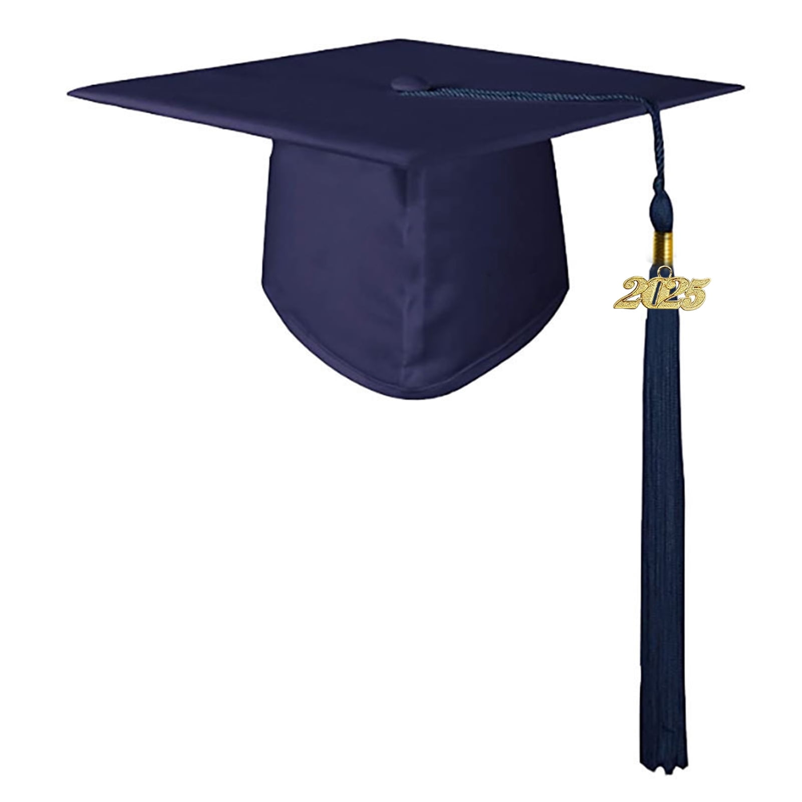 Matte Adult Graduation Cap Unisex Adjustable Bachelor Cap with 2025 ...