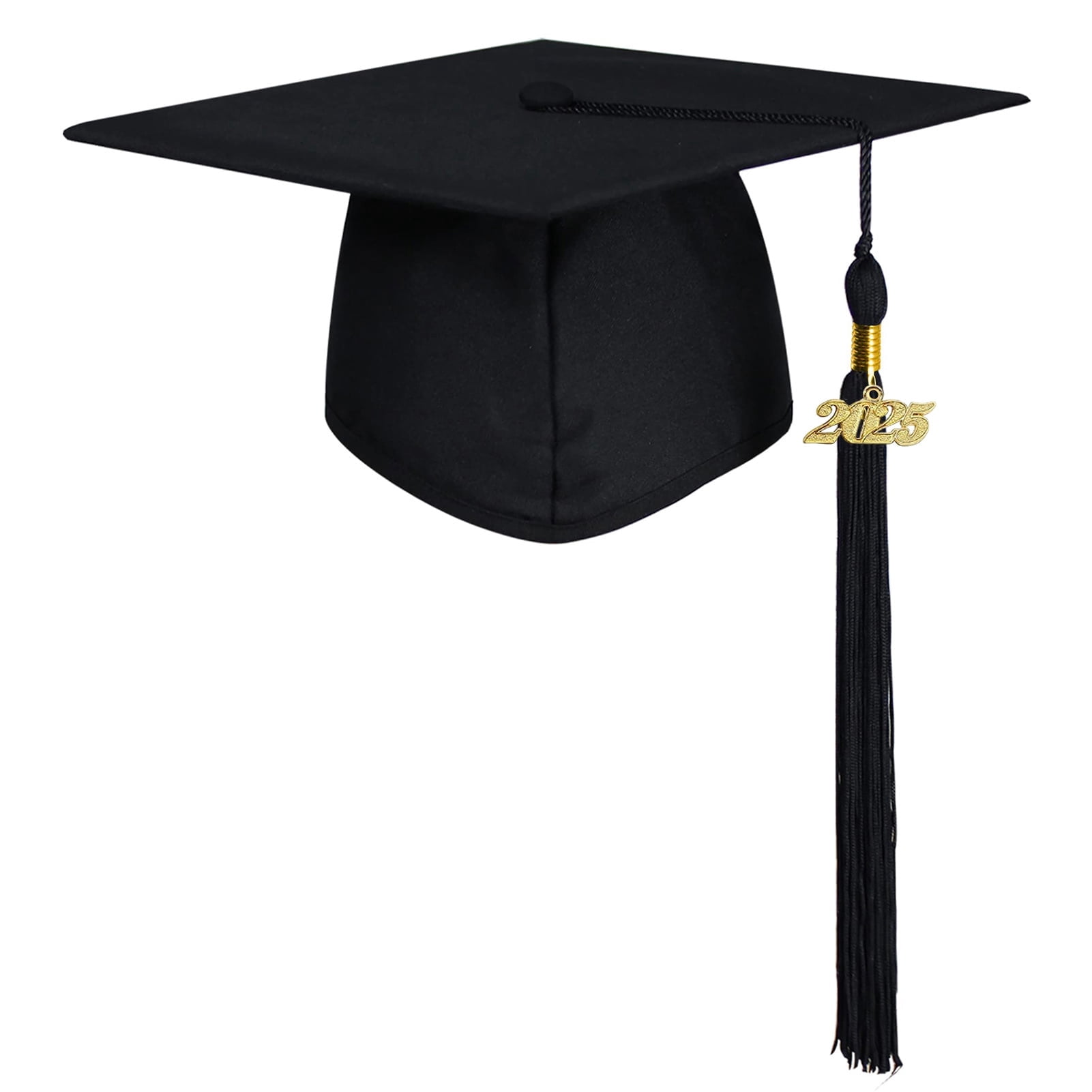 Matte Adult Graduation Cap Unisex Adjustable Bachelor Cap with 2025 ...