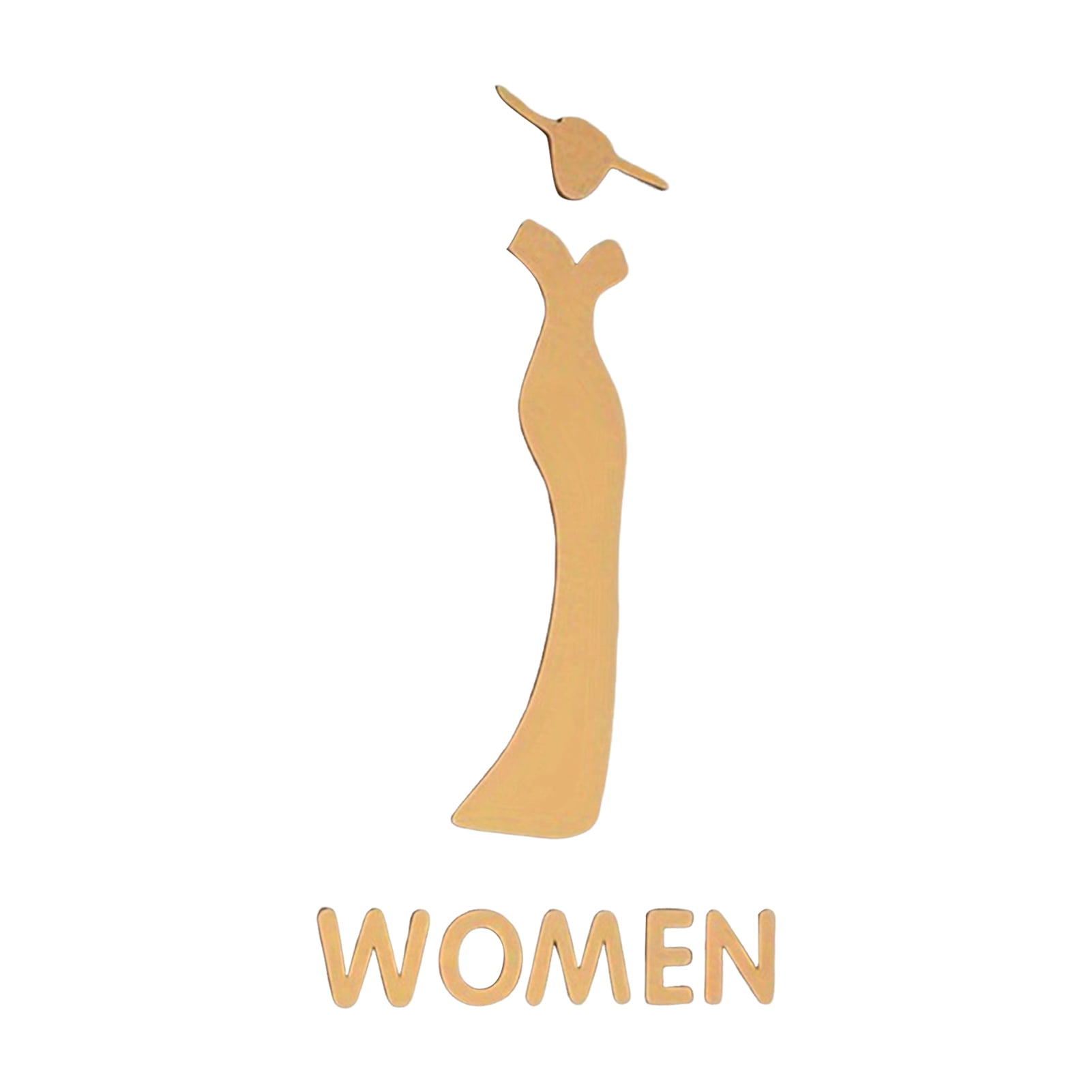 Matte Bathroom Sign Matte Acrylic Bathroom Sign Adhesive 3d Restroom ...