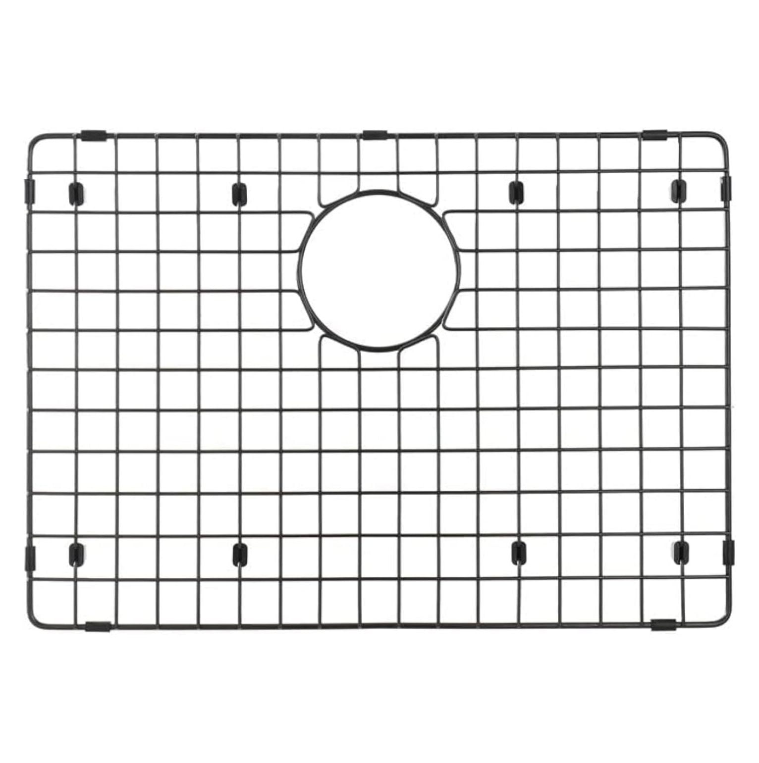 Matte Black 304 Stainless Steel Kitchen Sink Bottom Grid Protector Rack ...