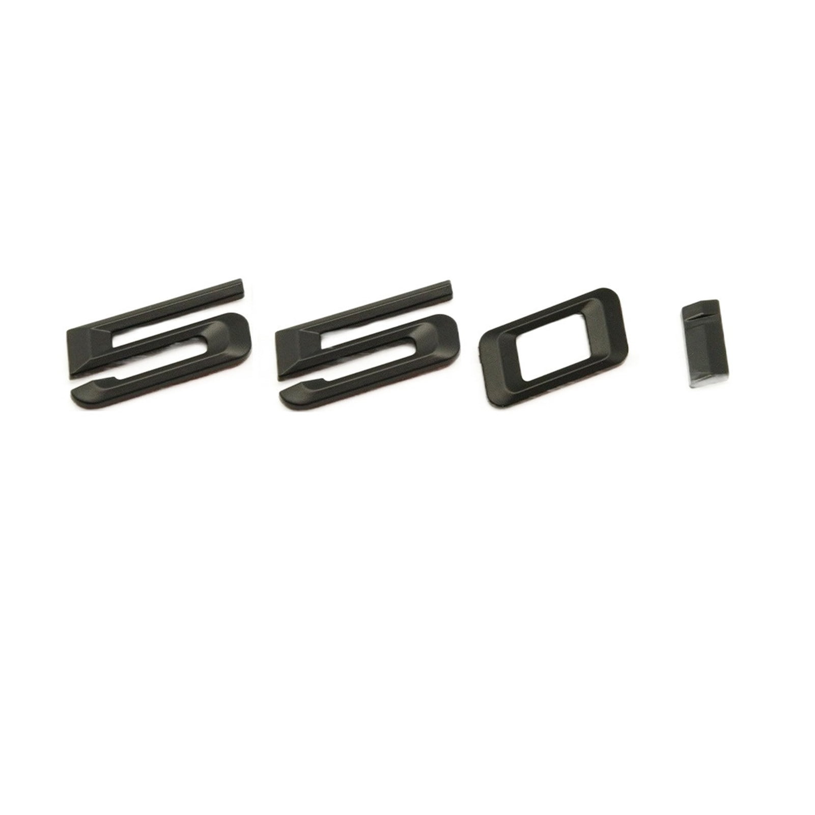Matte Black ABS Number Letters Word Car Trunk Badge Emblem Letter Decal ...