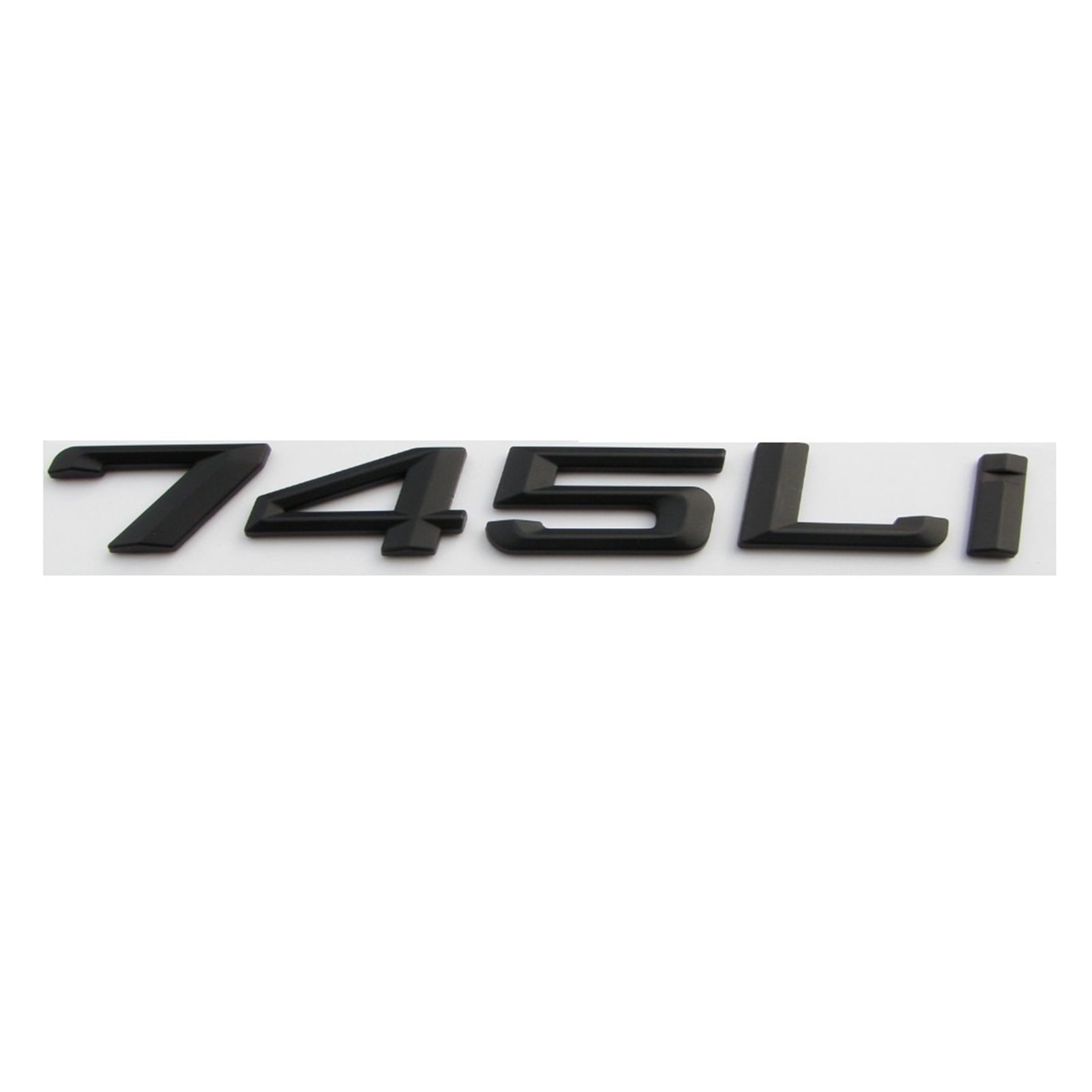 Matte Black ABS Number Letters Word Car Trunk Badge Emblem Letter Decal ...